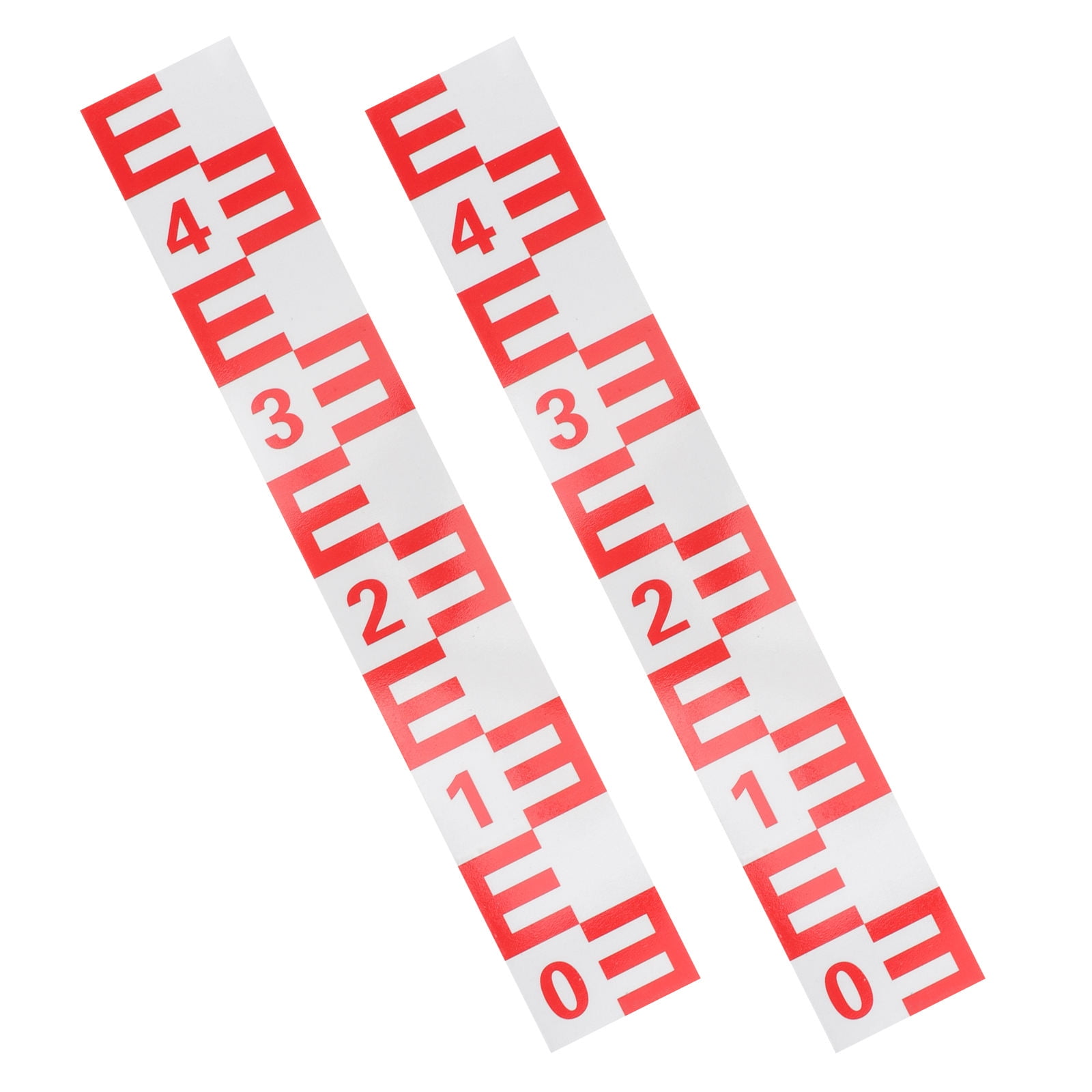 OUNONA Self Adhesive Reflective Water Gauge Sticker for Pool Pond Daily ...