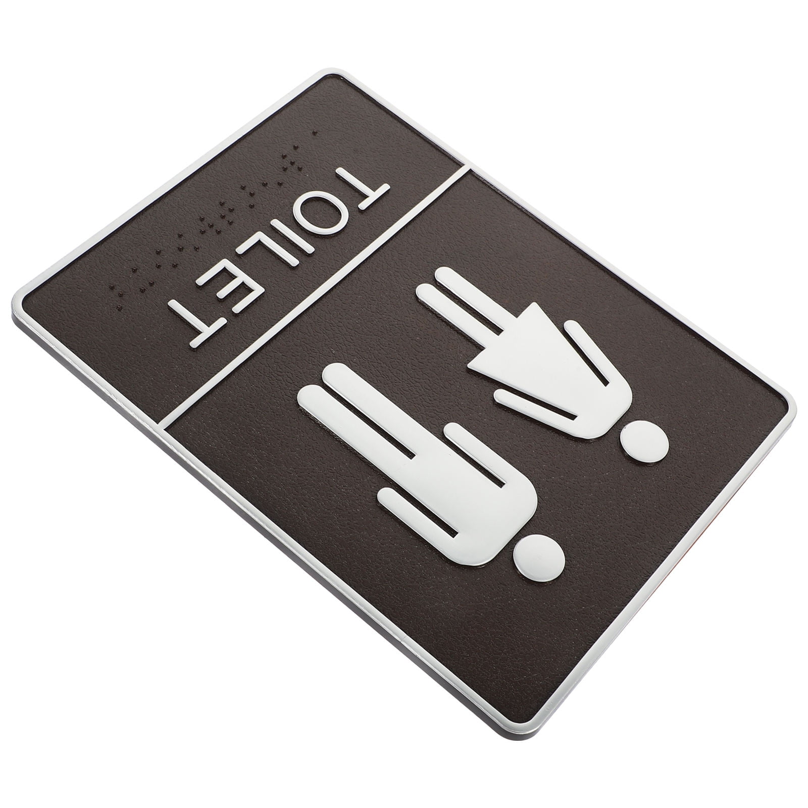 OUNONA Self-adhesive Bathroom Sign Men Women Restroom Identification ...