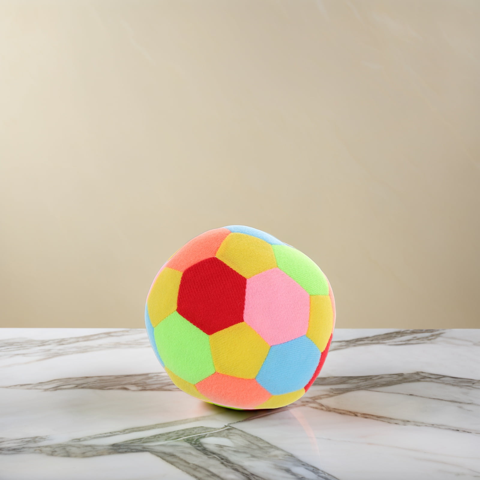 OUNONA Sensory Plush Ball With Bell Soft Stuffed Ball For Infants ...