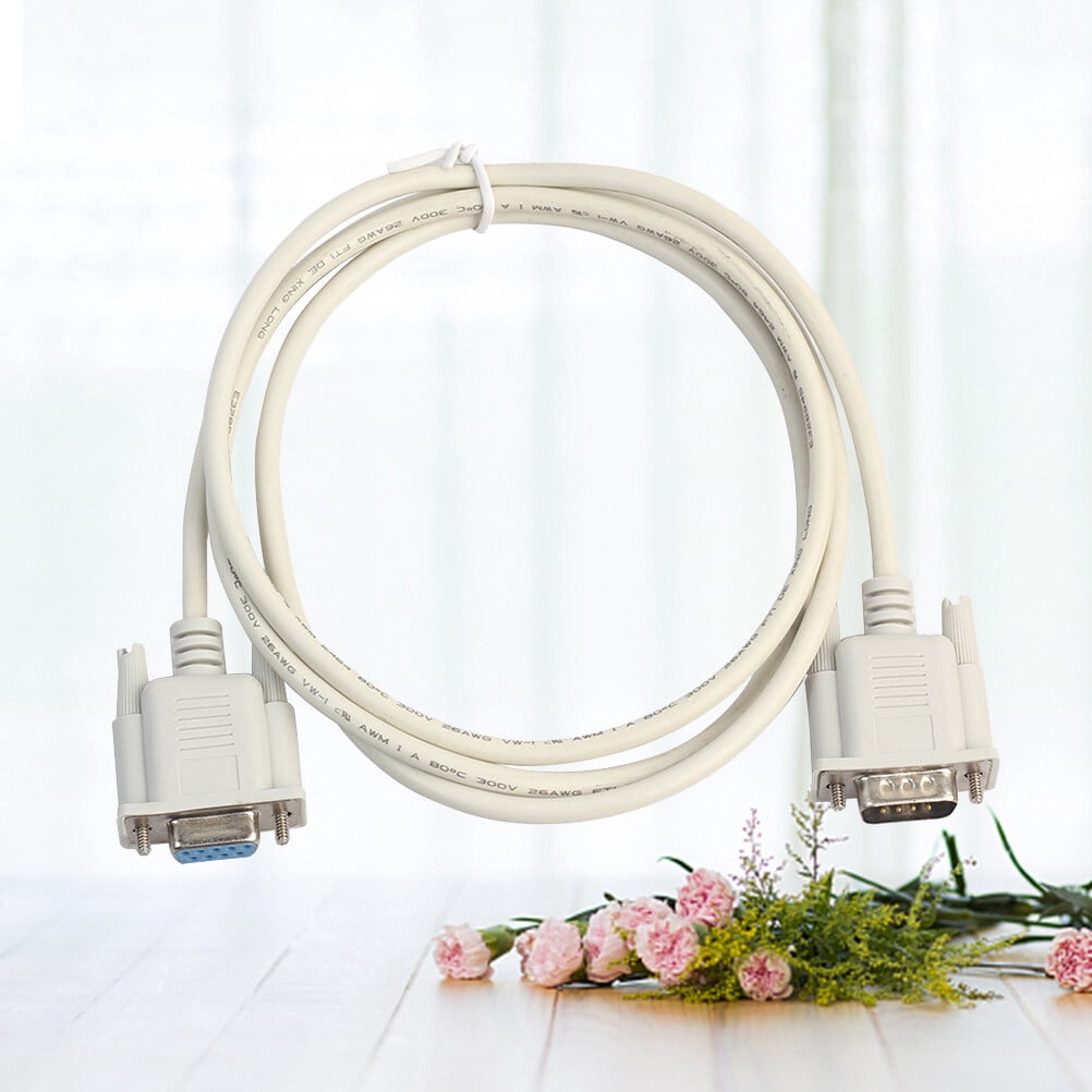 OUNONA Serial Cable Plated Connector Male Female Extension - Walmart.com