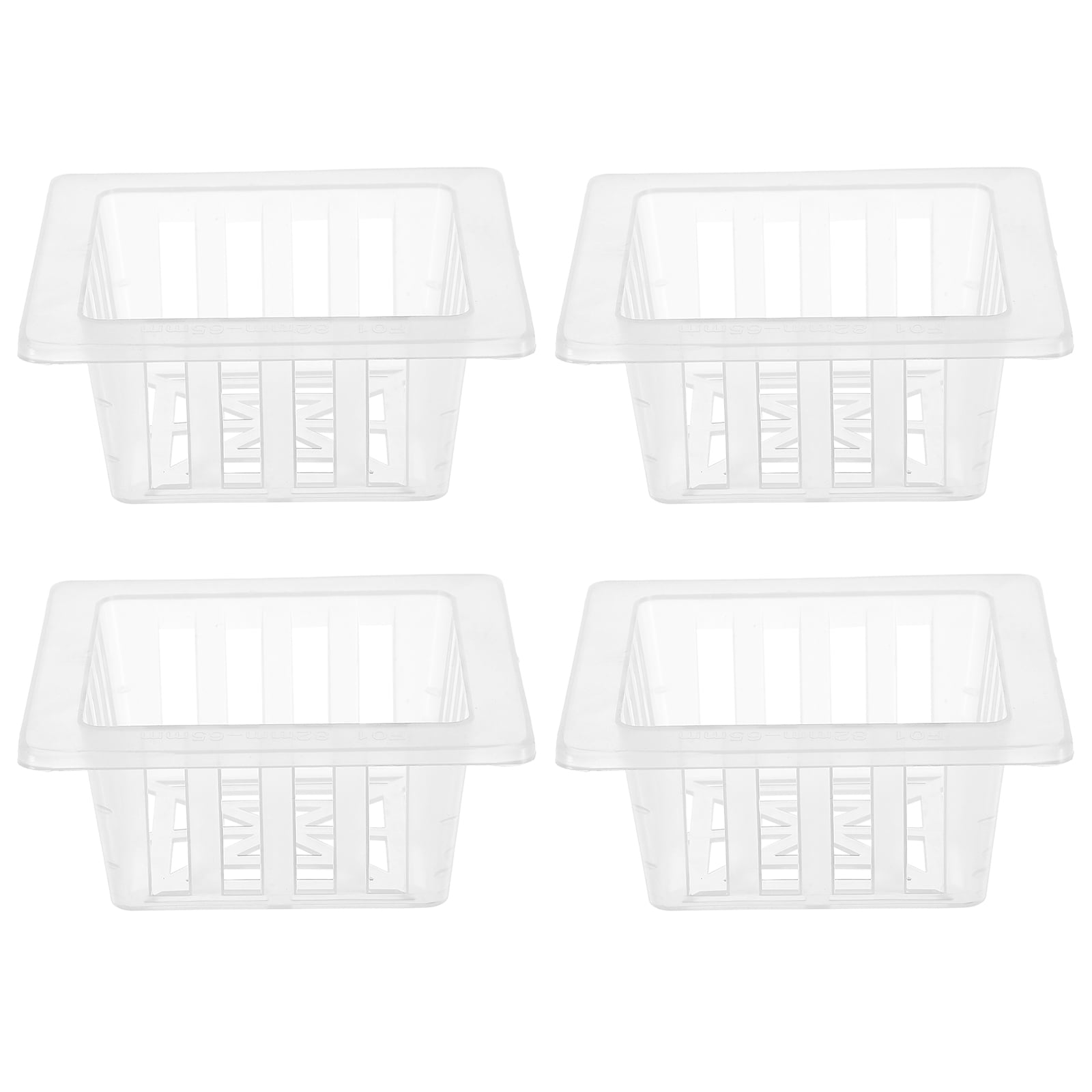 OUNONA Set of 4 Hydroponic Baskets - Breathable Root Stabilizers for ...