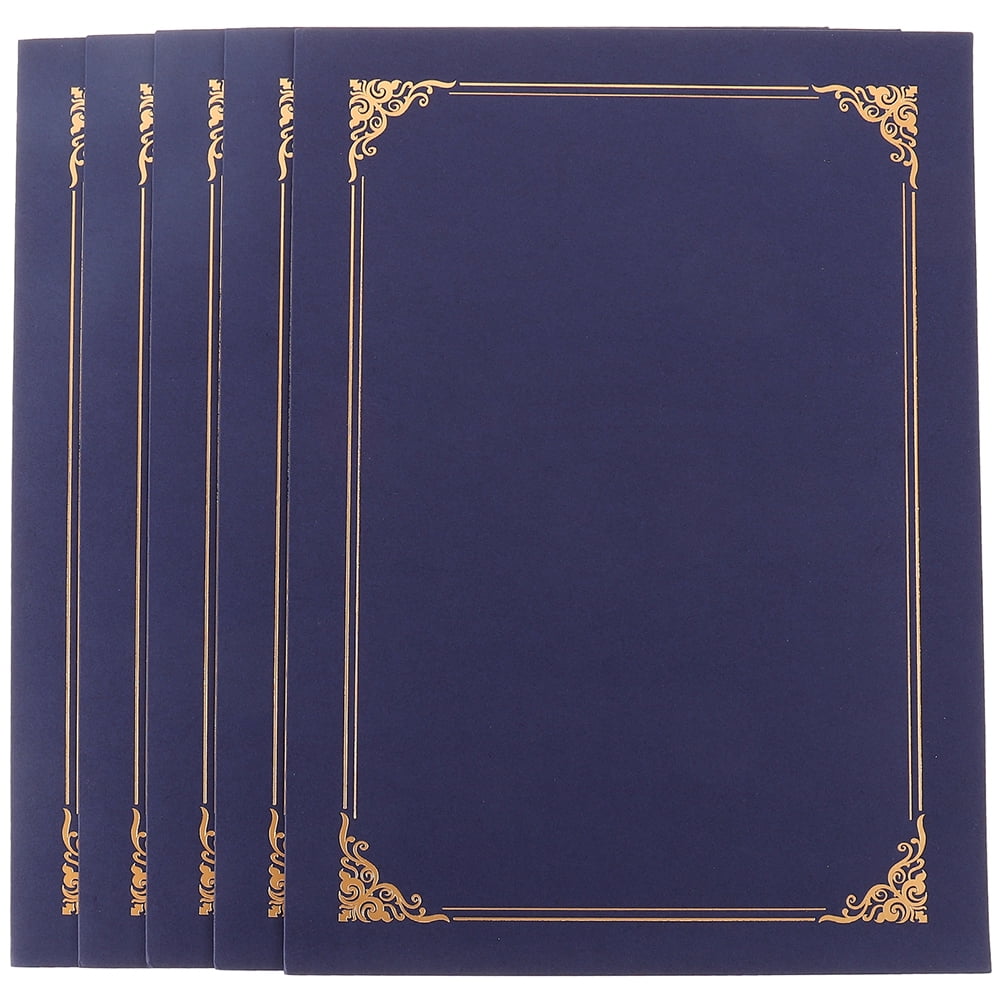 OUNONA Set of 5 Multi-Purpose Certificate Holders, Folding Document ...