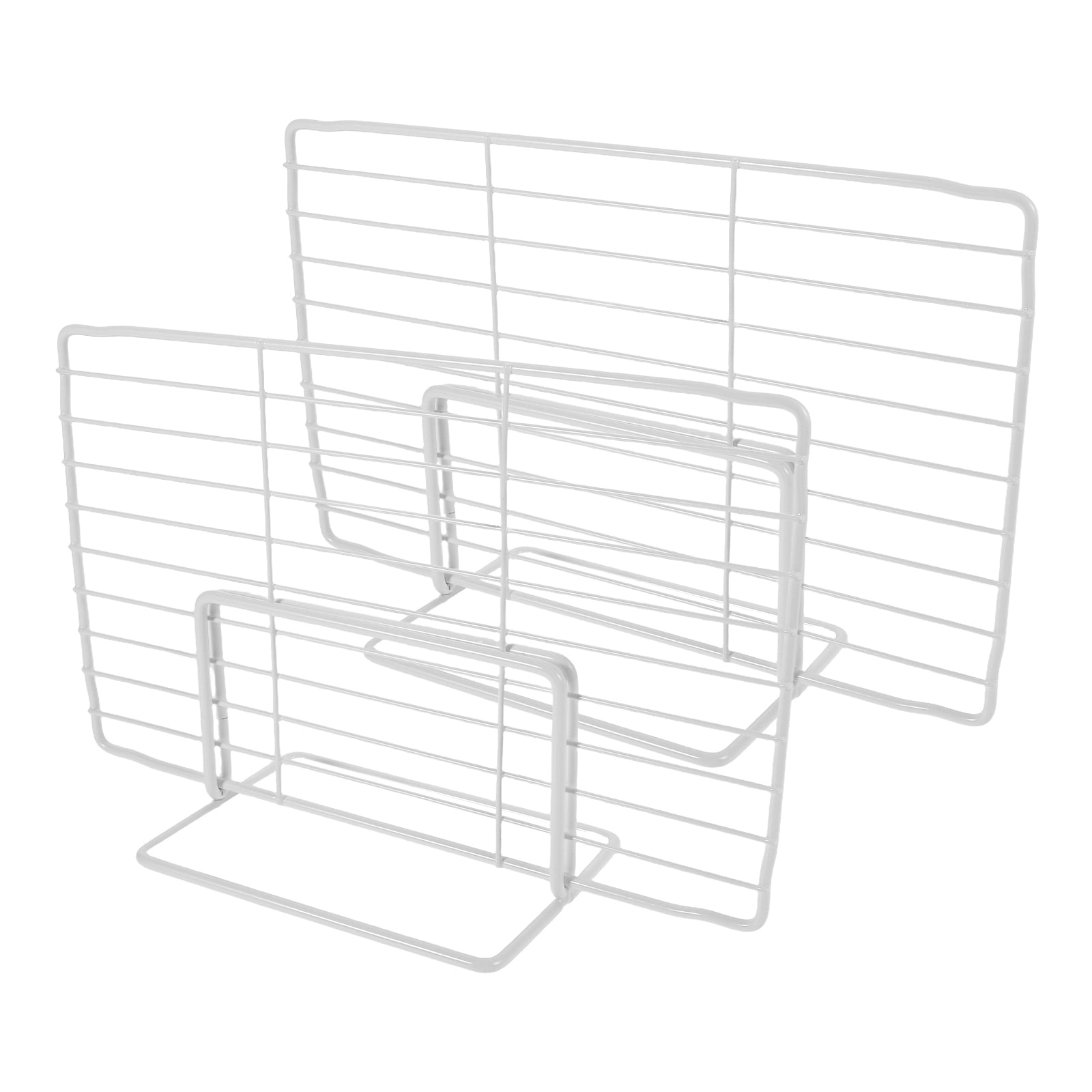 OUNONA Shelf Dividers for Closet Organization Freezer Bottom White ...