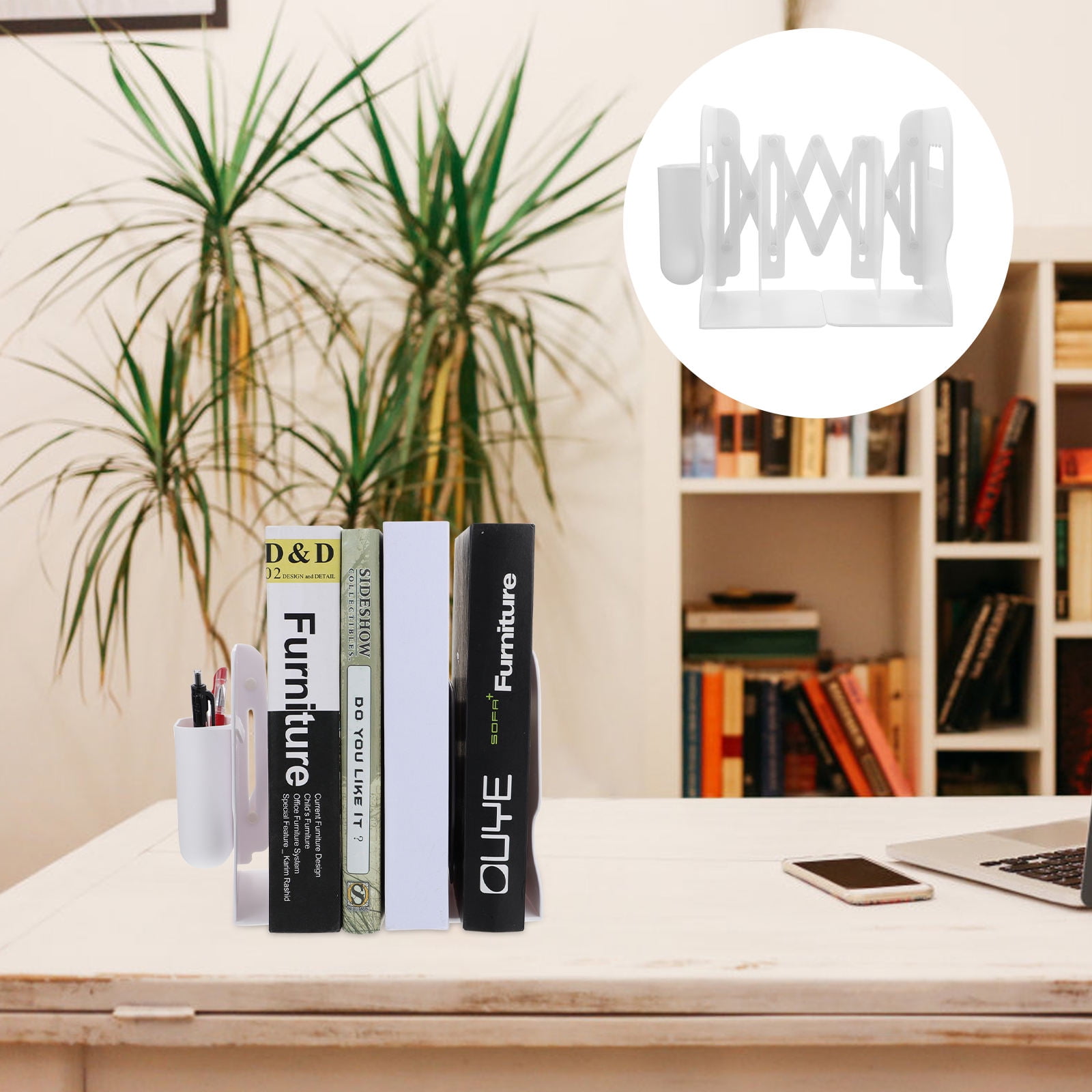 OUNONA Shelving Unit Book Stand Bedroom Bookshelf Practical Office ...