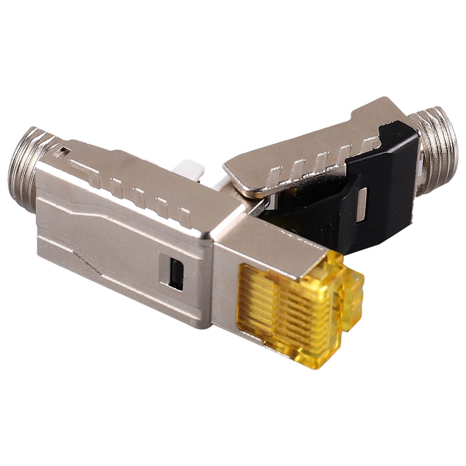 OUNONA Shielded Connector Ethernet Network Cable Plug Cat8 External ...