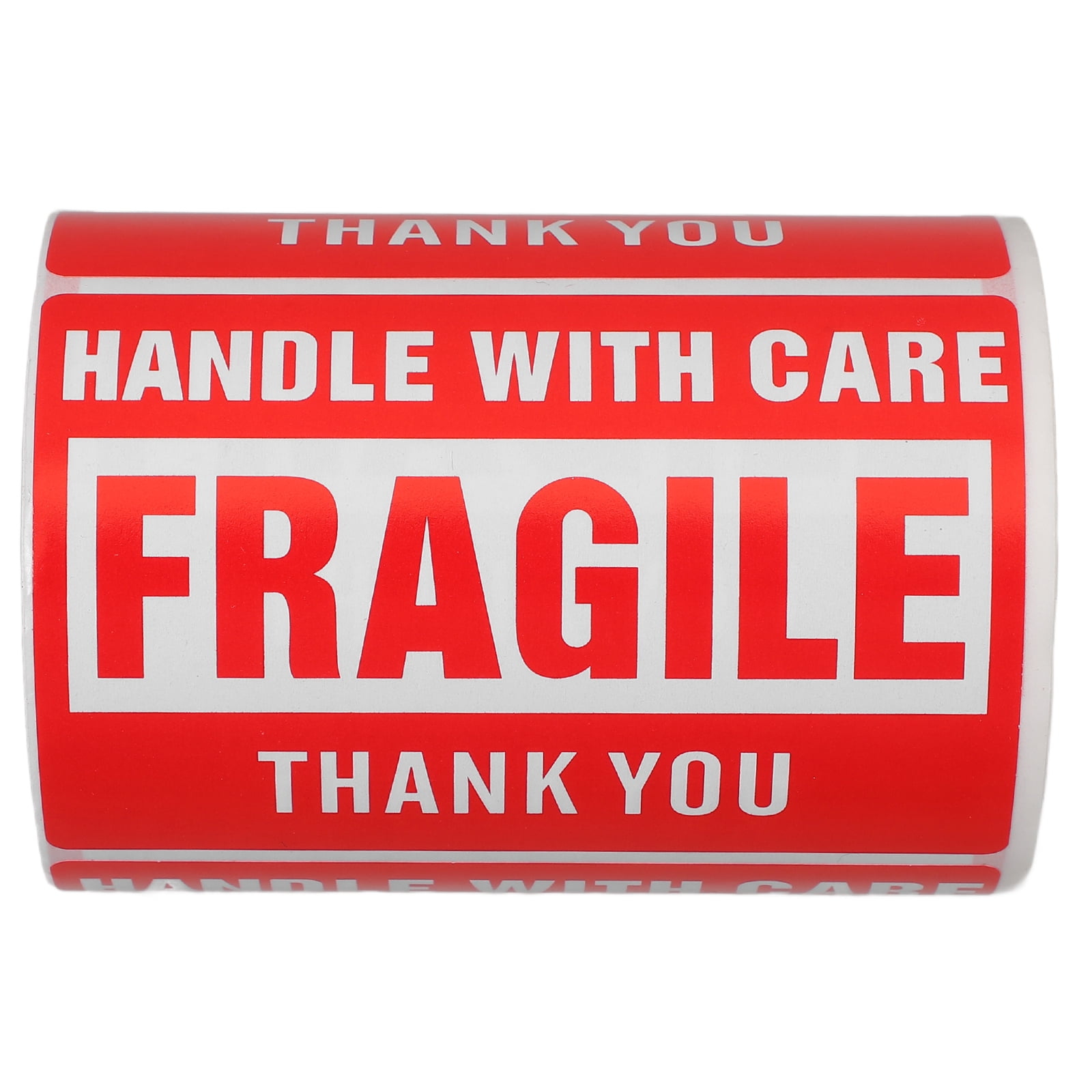 OUNONA Shipping Label Sticker Dissolvable Food Labels Nail Stickers Red ...