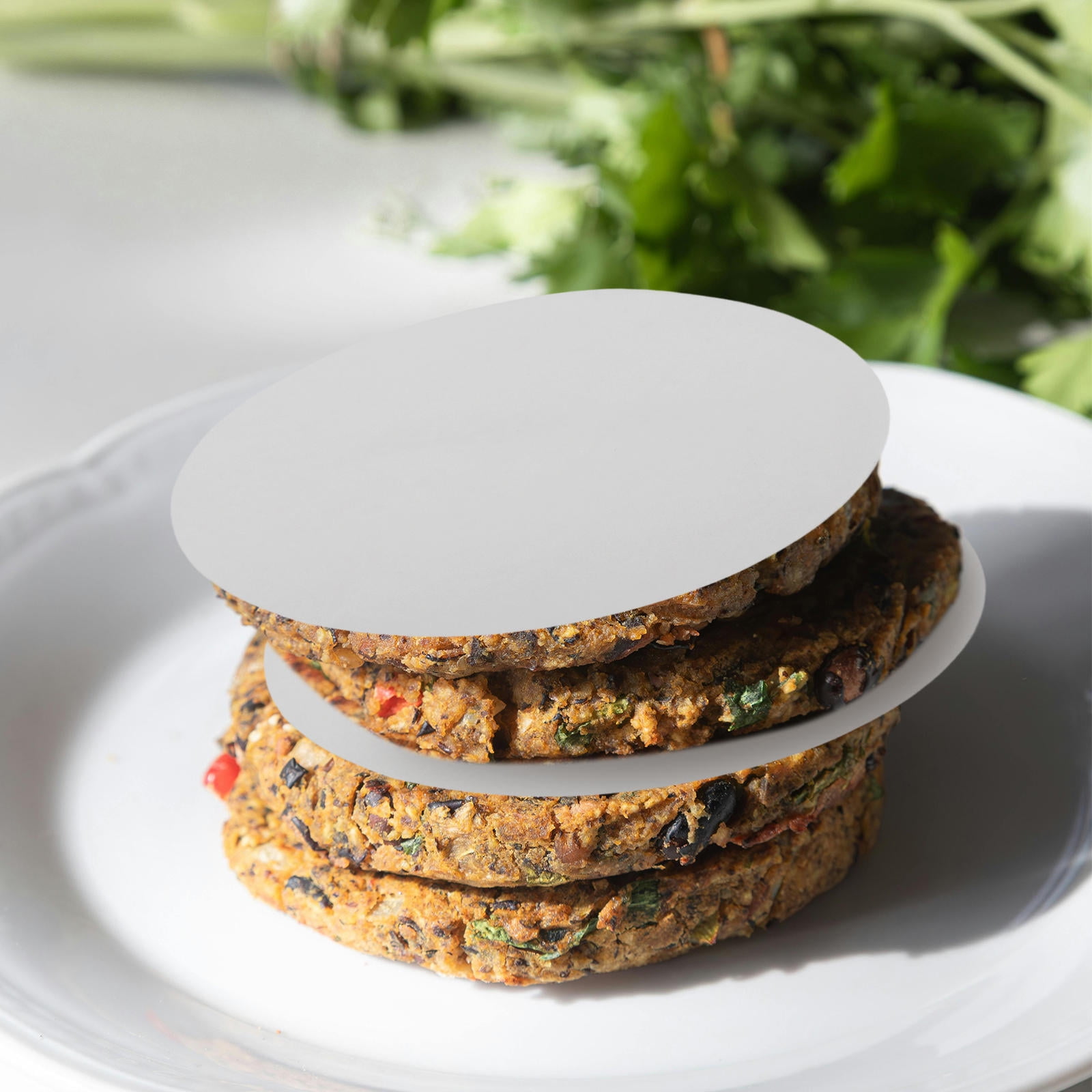 OUNONA Silicone Baking Paper Sheets for Hamburger and Cake Wrapping ...