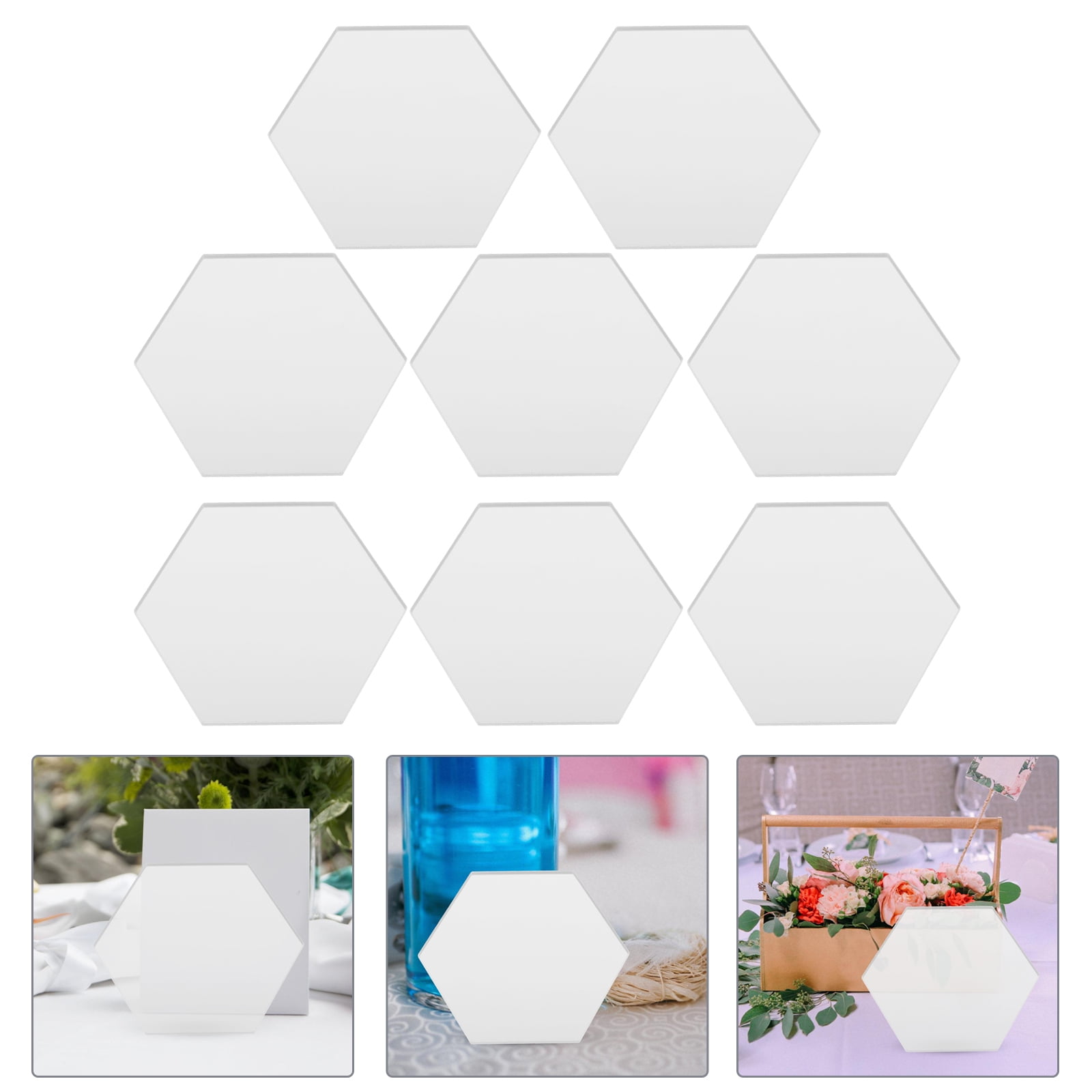 OUNONA Acrylic Table Numbers for Wedding Silver Color Perfect for ...