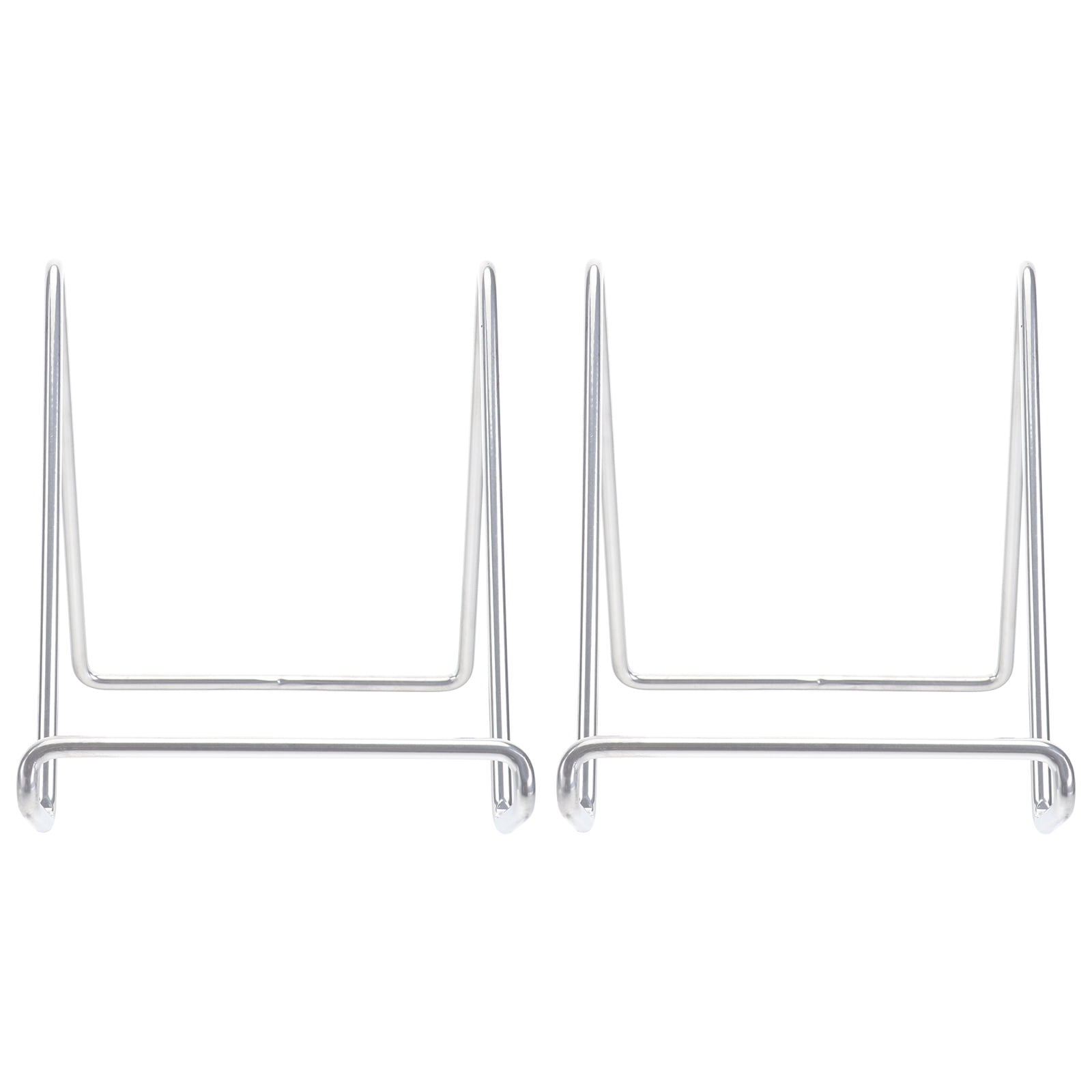 OUNONA Silver Metal Display Stand for Photo Frames and Magazines Simple ...