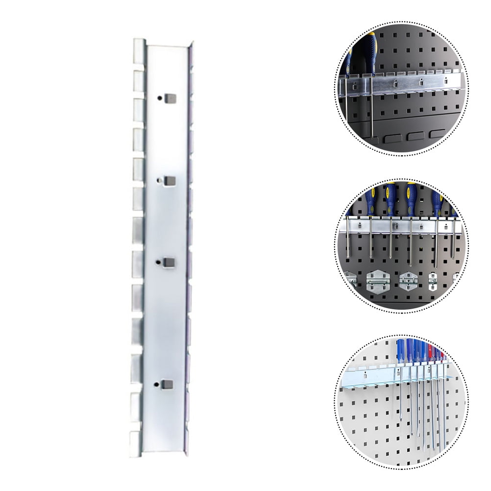 OUNONA Silver Steel Screwdriver Rack for Storage and Organization with ...
