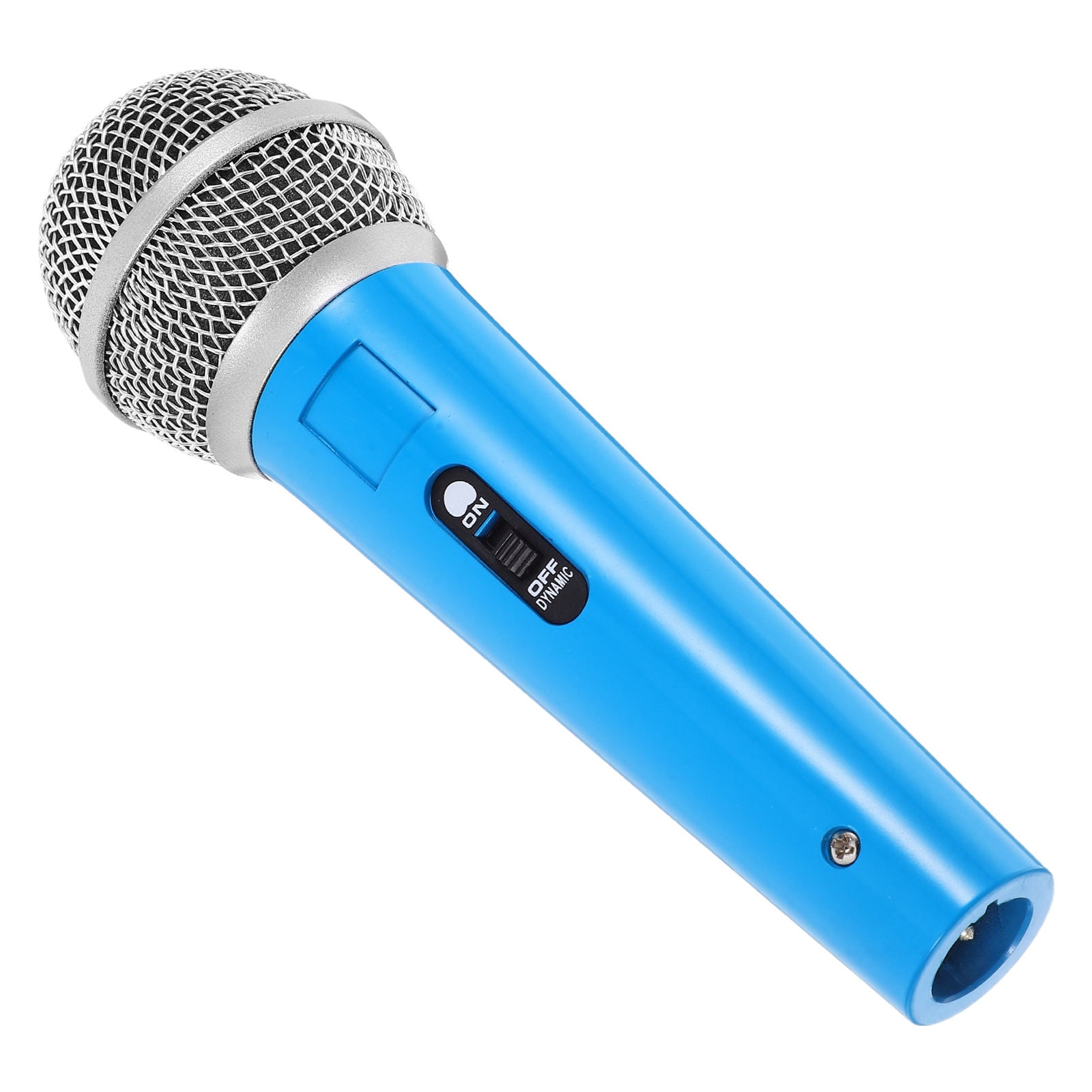 OUNONA Simulation Microphone Model Retro Prop Toy Props Child Blue ...