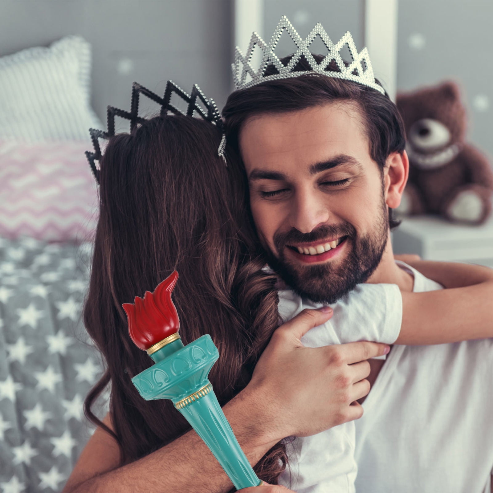 OUNONA Simulation Torch Handheld Decorative Torch Artificial Torch ...