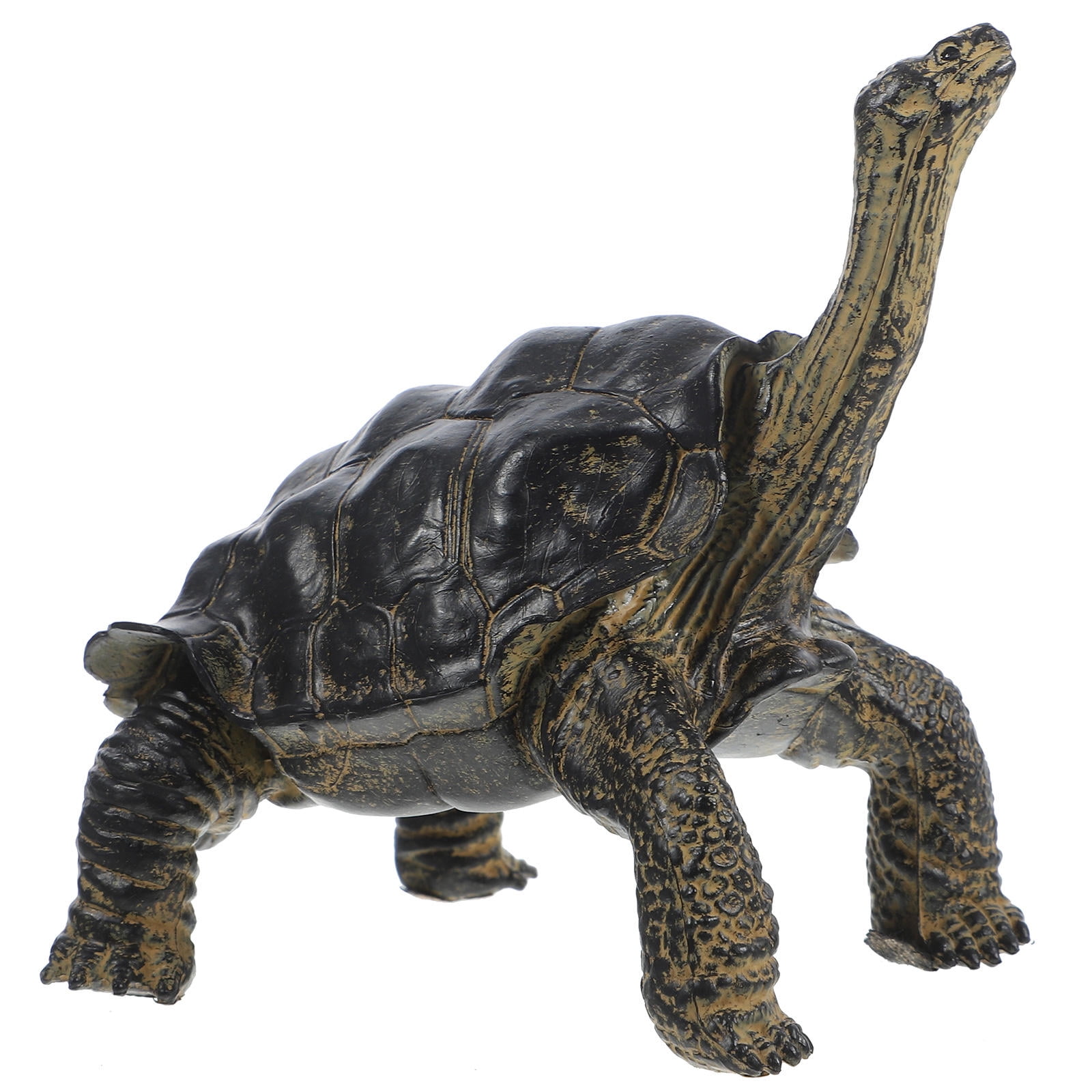 OUNONA Realistic Black Plastic Turtle Sculpture for Decoration 1 Piece ...