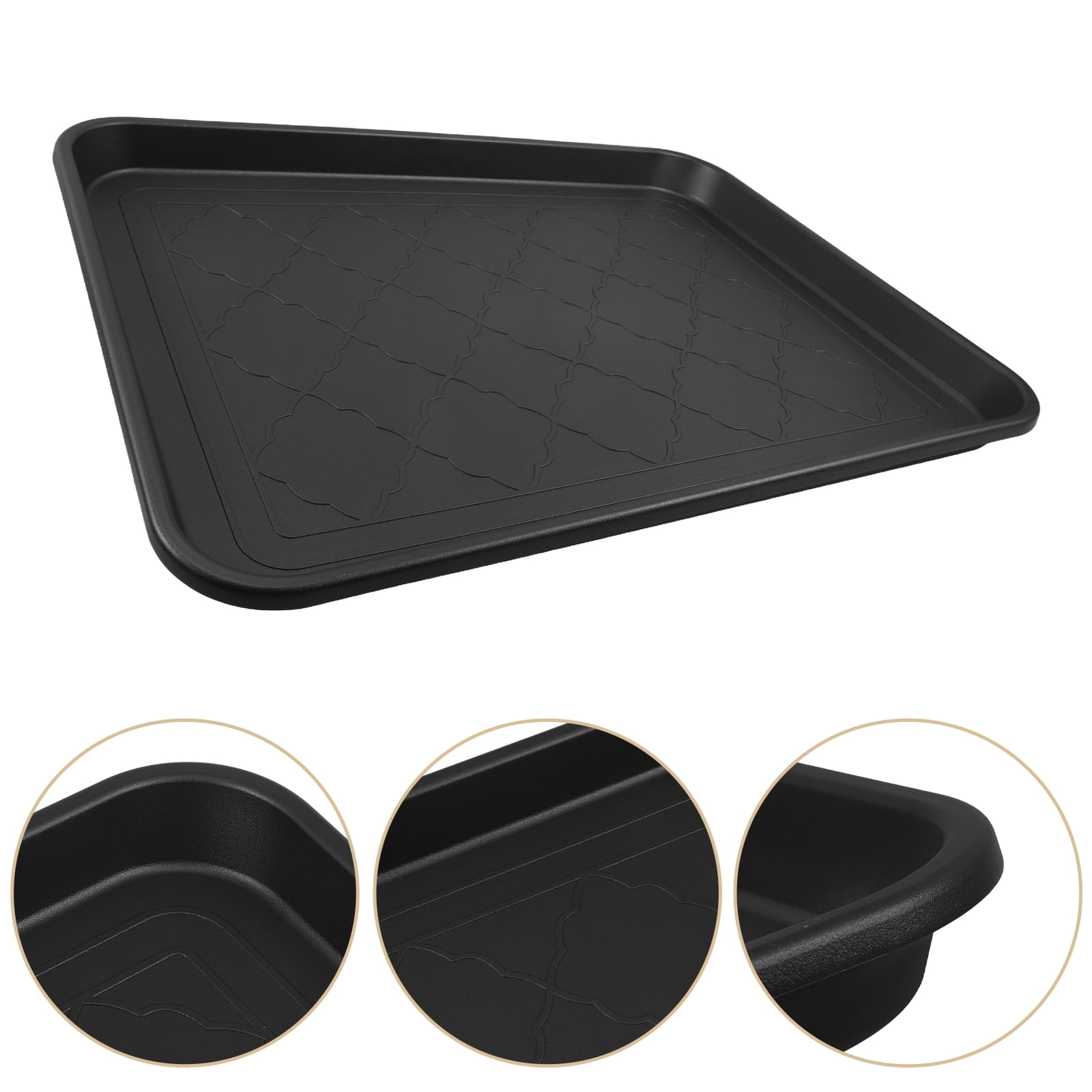 OUNONA Small Boot Tray For Entryway Boot Mat Small Shoe Tray Shoe Mats ...