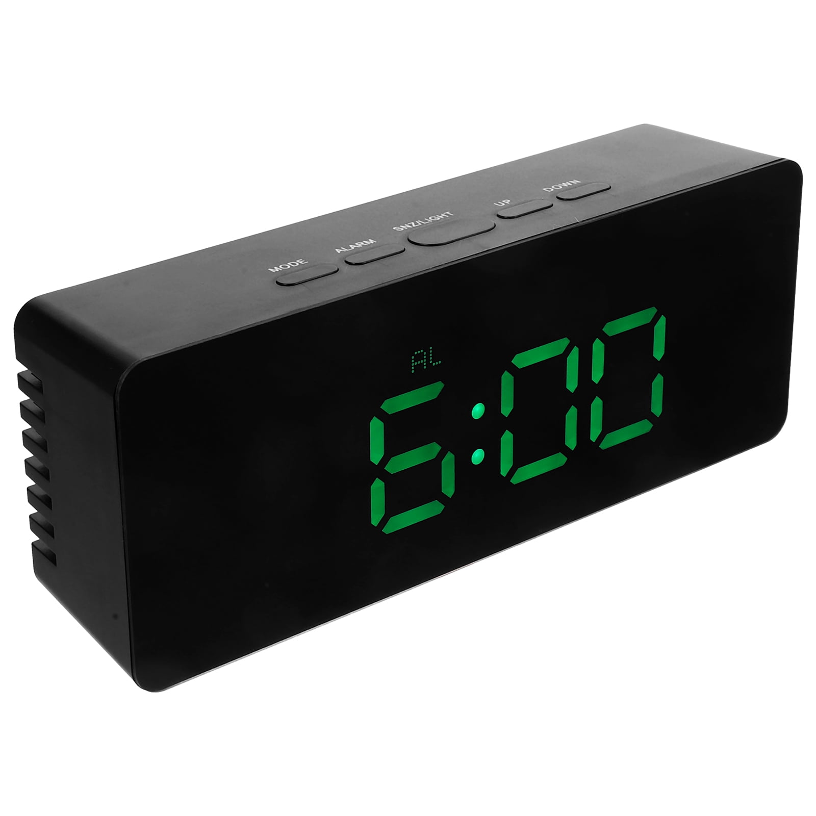 OUNONA Small Clock Digital Wall Display Large LED Light Alarm Child ...
