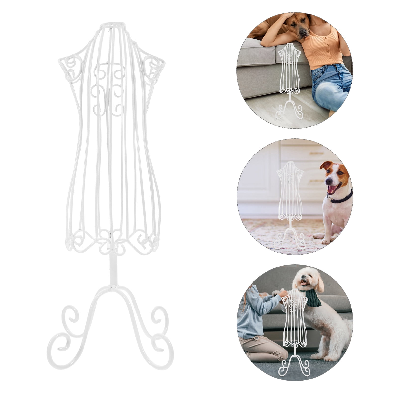 OUNONA Small Dog Closet Hanger For Displaying Pet Clothes Retail ...