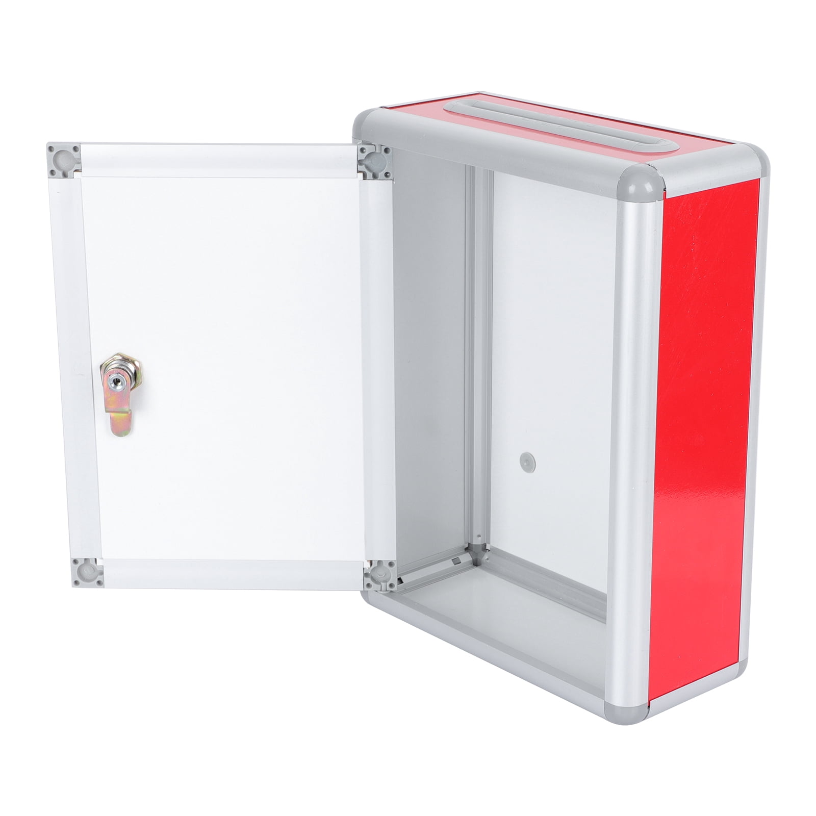 OUNONA Small Mailbox Letter Storage Container Wall Mount Locking Office ...