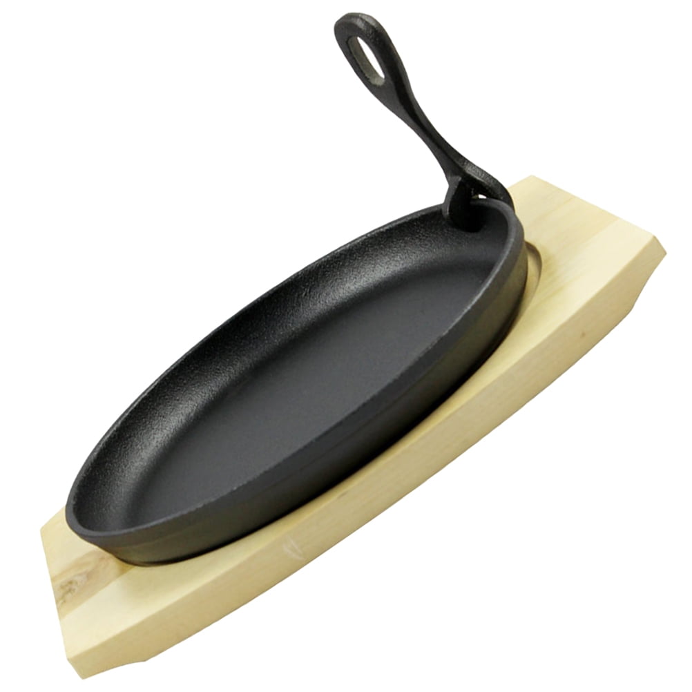 DRAFIDEEP Nonstick Frying Pan Cast Iron 1 Set 8.7x8.7in - Walmart.com