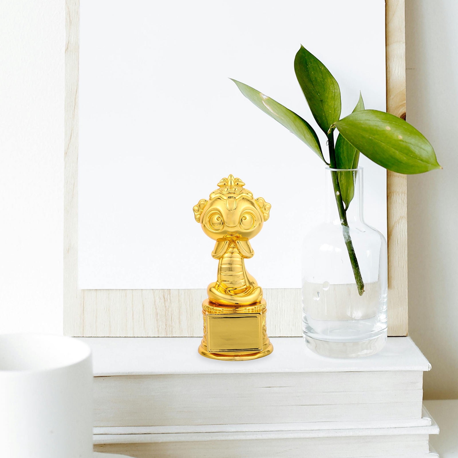 OUNONA Snake Resin Trophy Spring Festival Snake Statue Trophy Resin ...