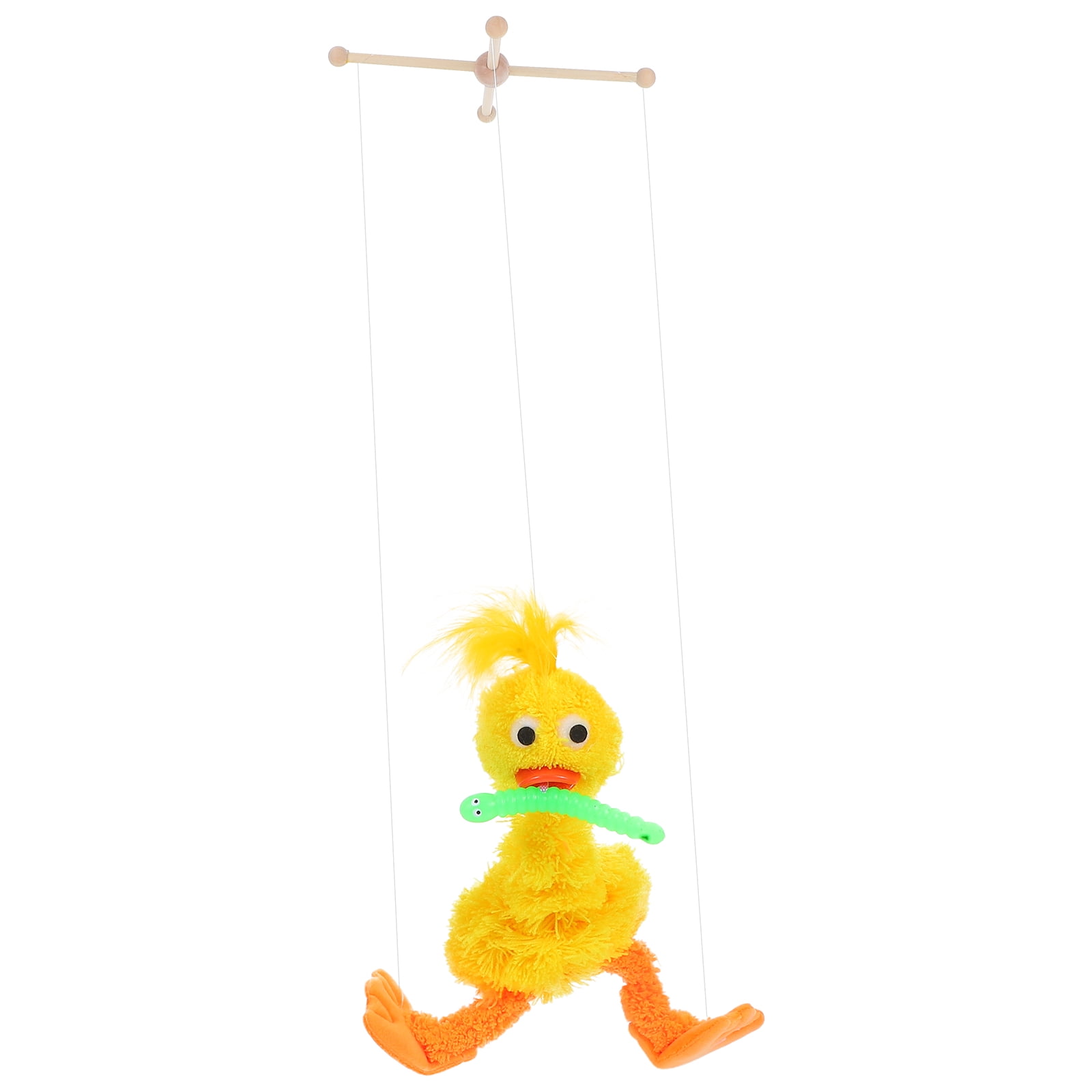OUNONA Soft Plush Duck Puppet String Duck Toy For Kids Interactive And ...