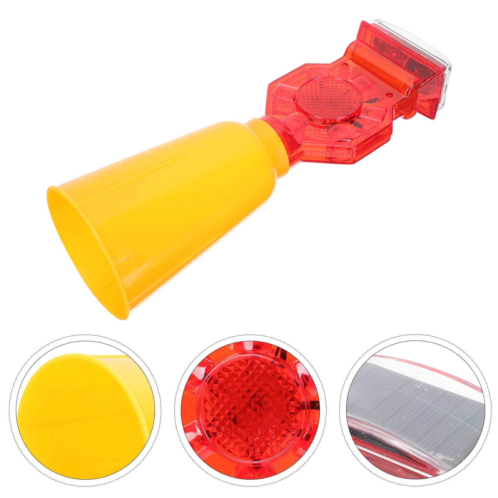 OUNONA Solar Strobe Warning Light Beacon Flashing Lights - Walmart ...