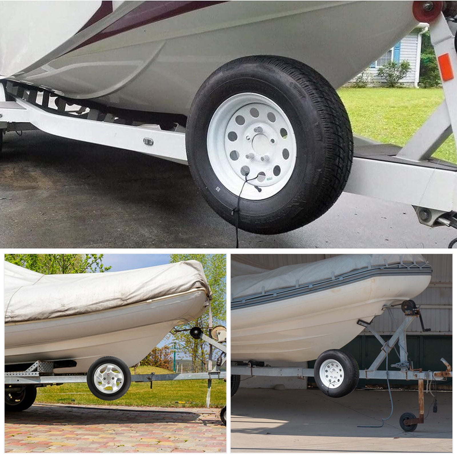 OUNONA Spare Tire Carrying Bracket Wall Mounted Tire Carrier Rack Wheel ...