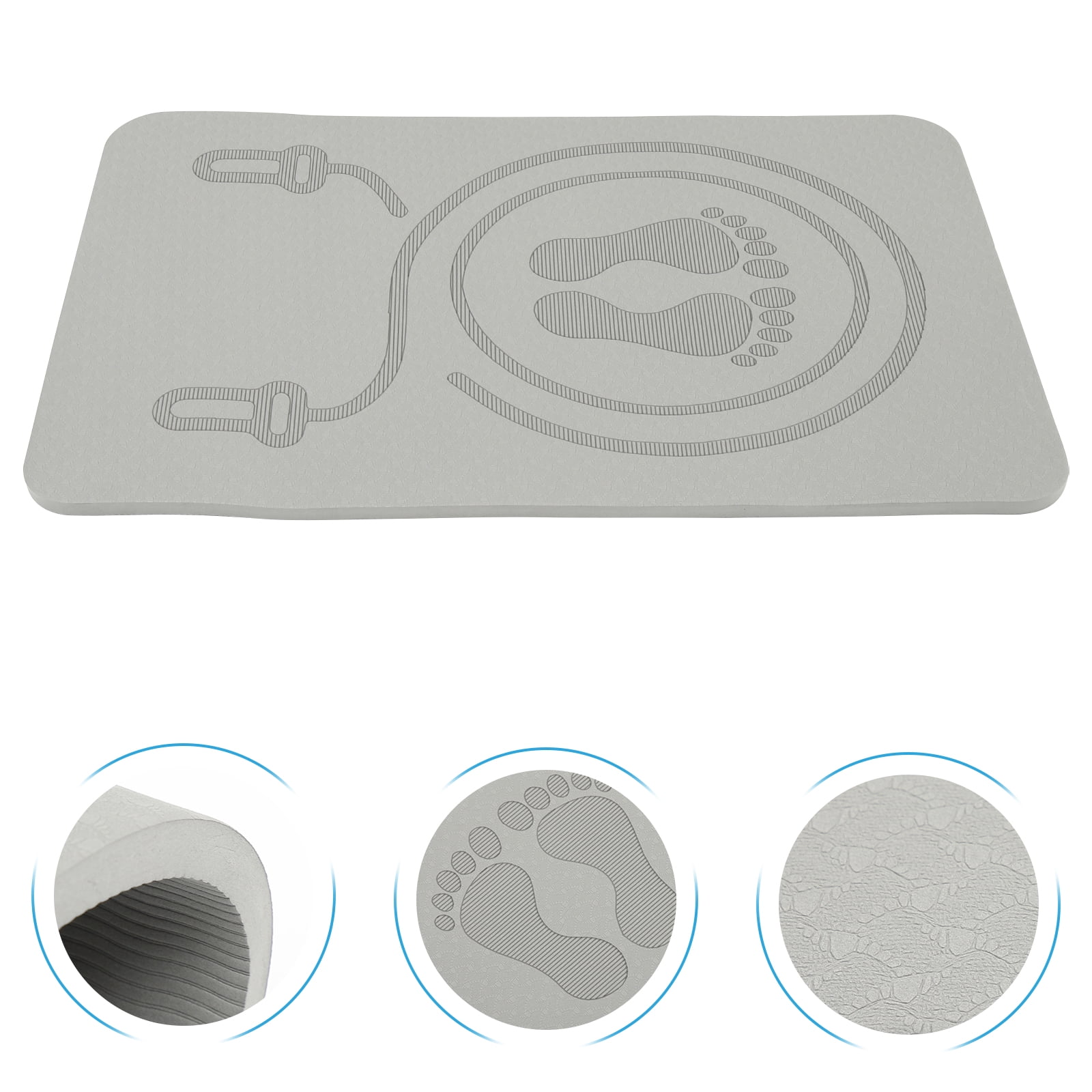 OUNONA Sports Skipping Mat Portable Workout Mat Household Rope Mat ...