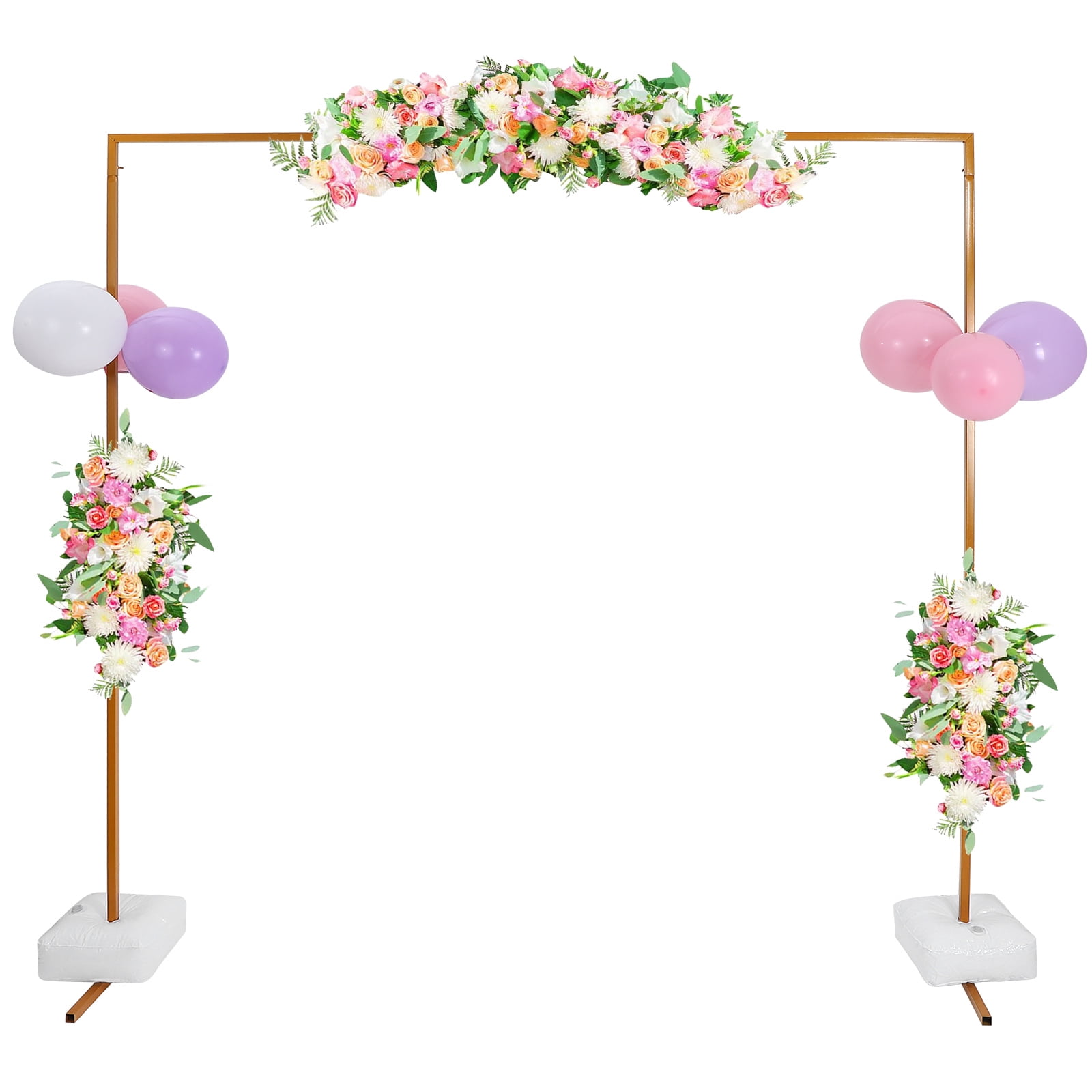 OUNONA Square Backdrop Stand Balloon Arch Stand Wedding Arch Frame ...