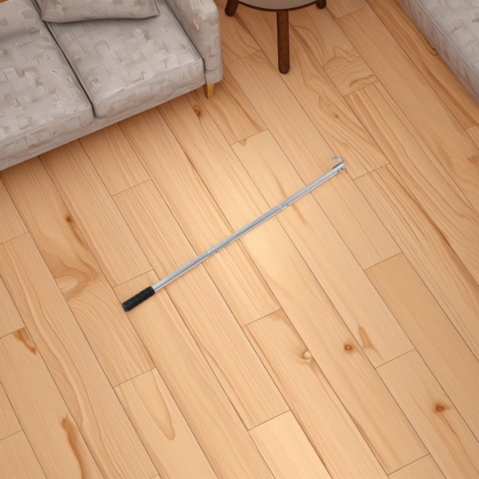 OUNONA Stainless Steel Attic Pull Down Rod with Hook 1 Set Attic ...