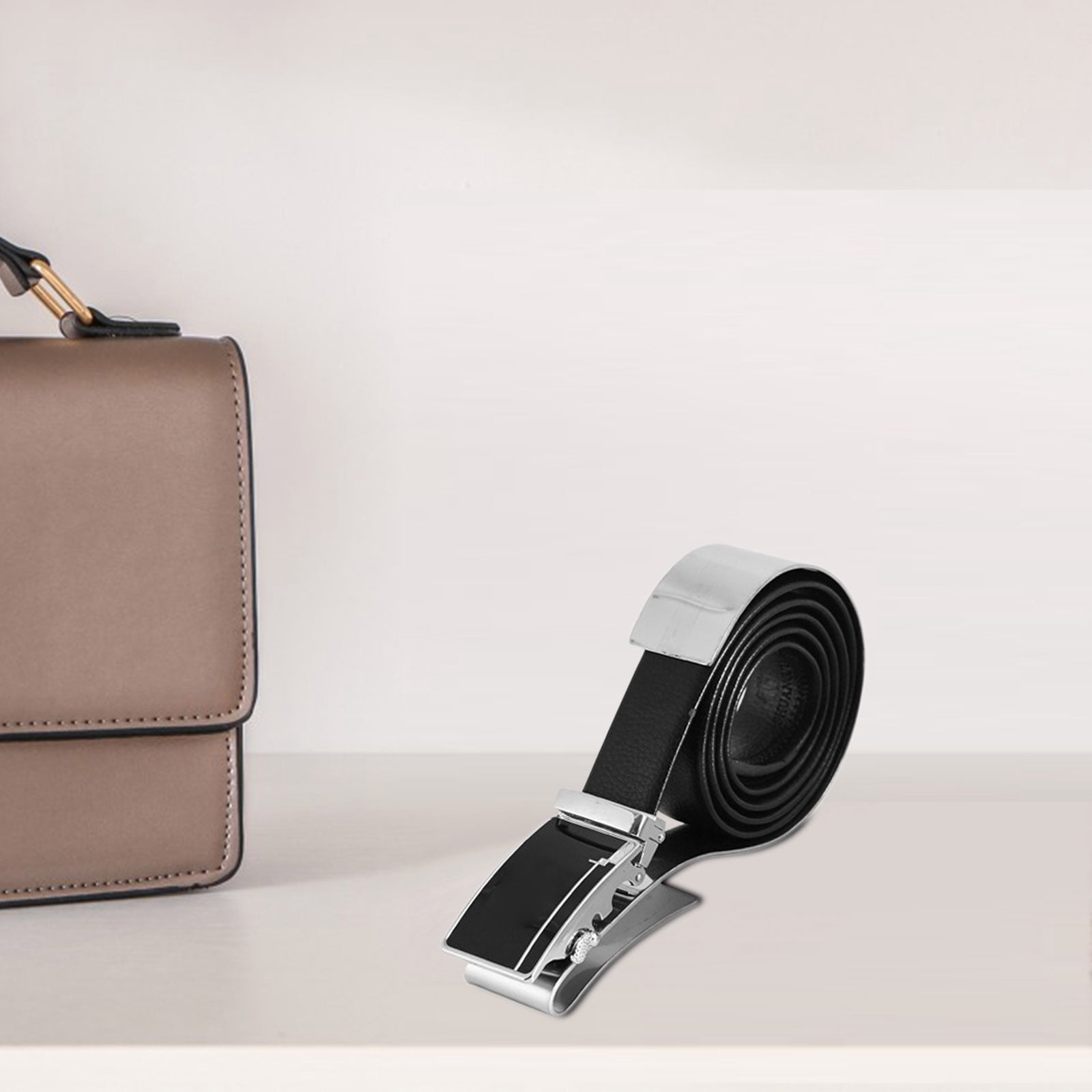 OUNONA Stainless Steel Belt Display Stand 1 Set Belt Organizer Rack S ...