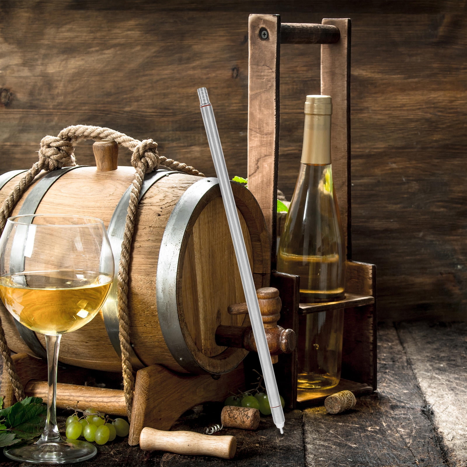 OUNONA Stainless Steel Bottle Filler Wand Wine Bottling Wand For Beer ...