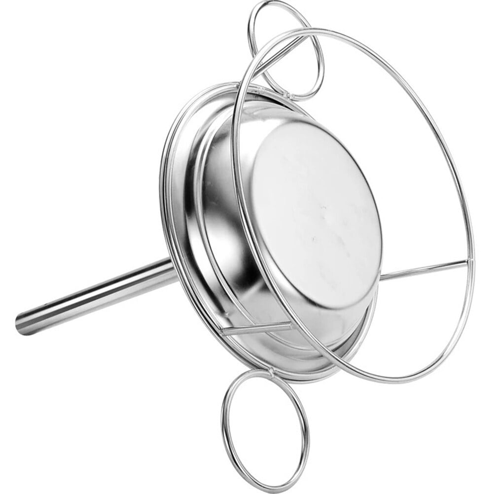 OUNONA Stainless Steel Chicken Holder Pan Upright Steel Roaster Rack ...