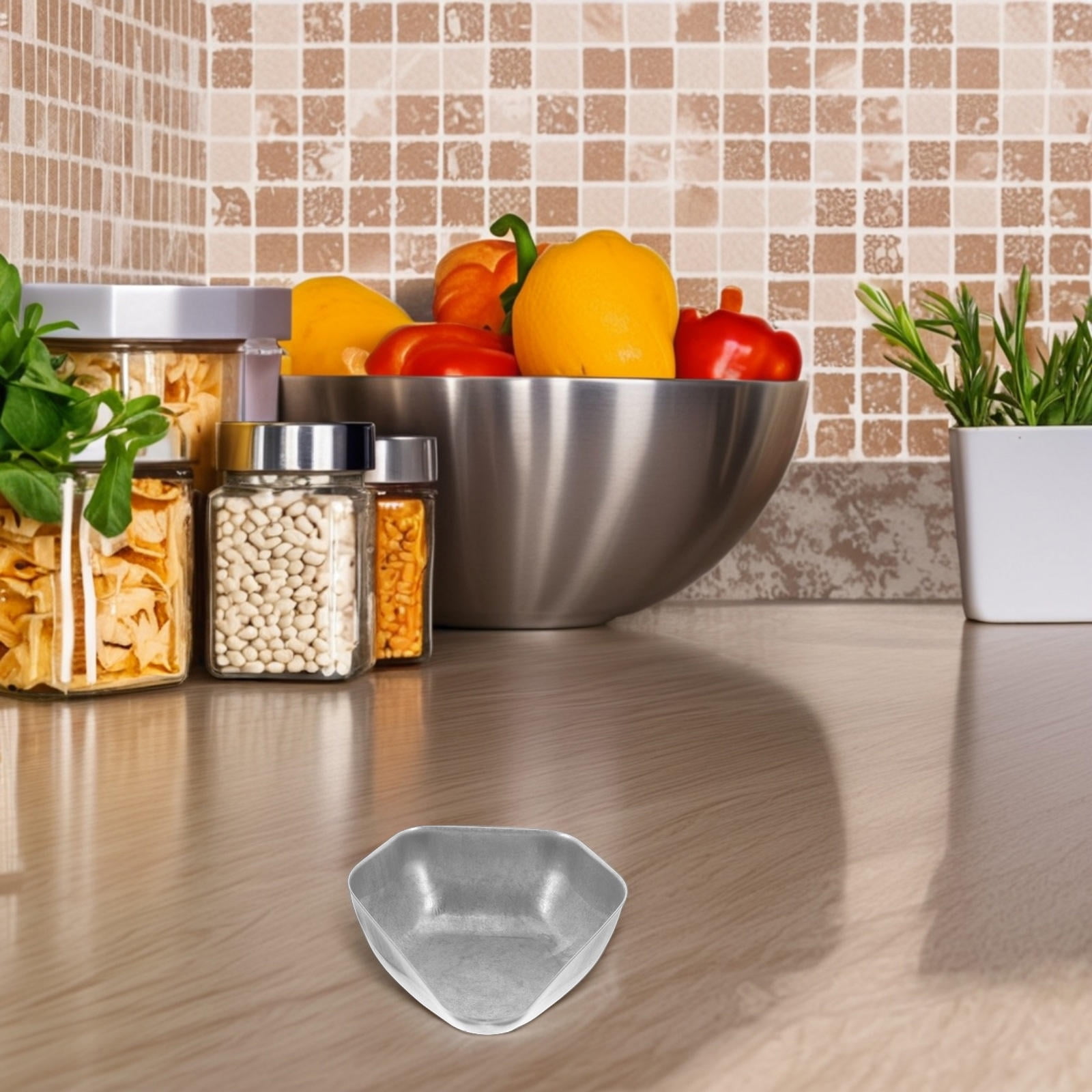 OUNONA Stainless Steel Coffee Bean Dosing Tray Coffee Bean Sample Dish ...