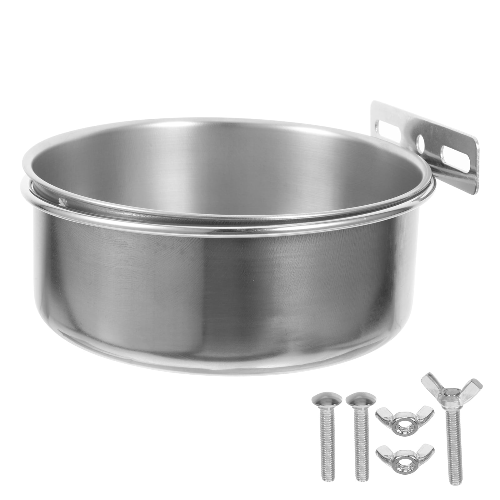 OUNONA Stainless Steel Food Bowl 14.00X14.00X5.50CM Yellow - Walmart.com