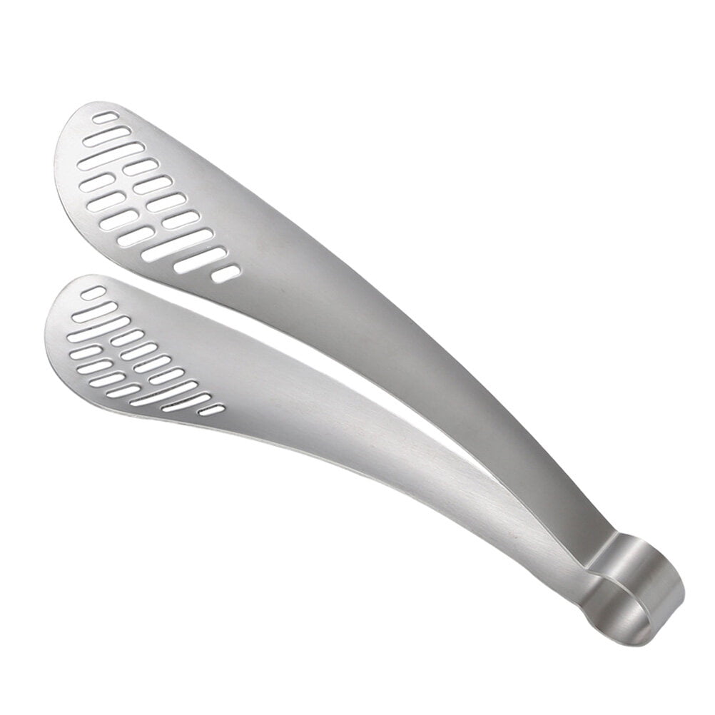 OUNONA Stainless Steel Food Clamp Tong Chop Serving Tongs for Buffet ...