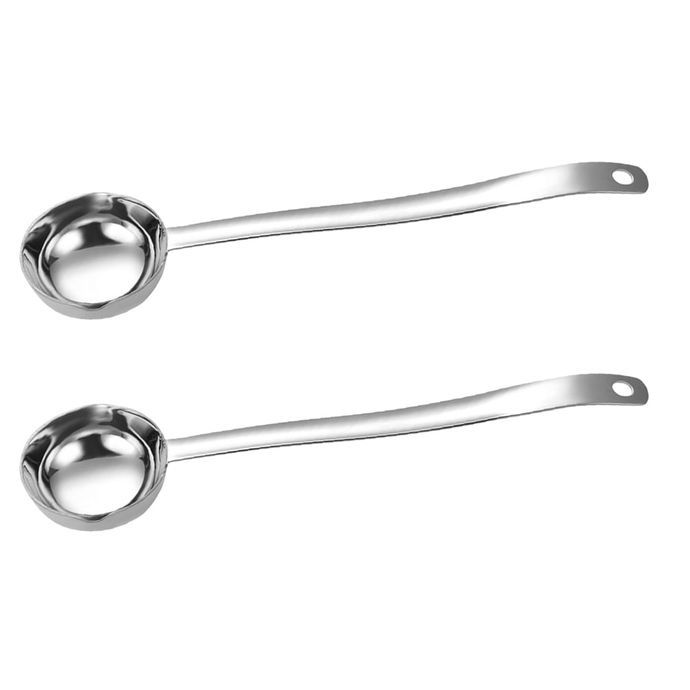 OUNONA Stainless Steel Gravy Ladle with Long Handle and Dual Pour ...