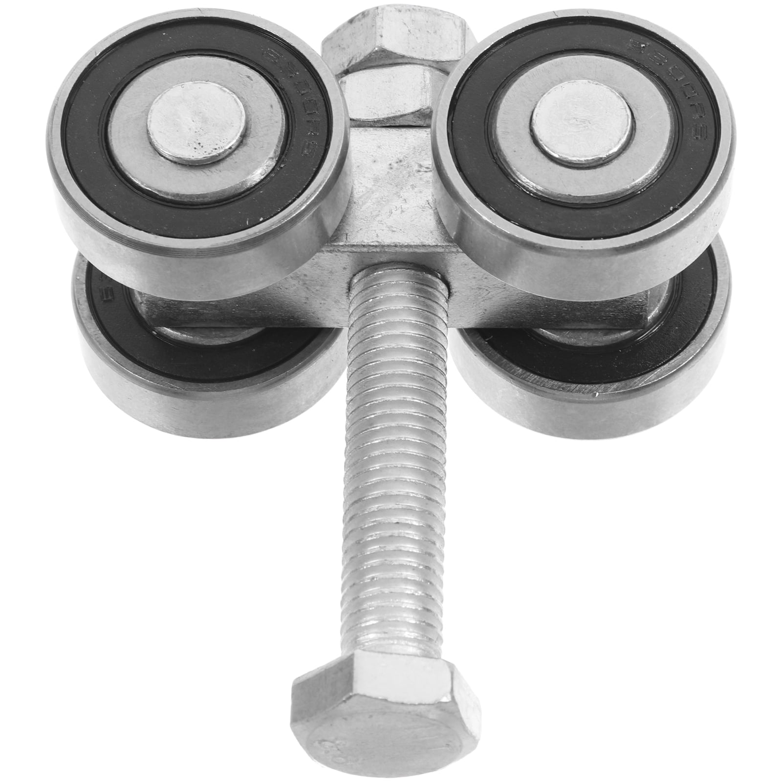 OUNONA Stainless Steel Groove Sliding Wheel Roller Detachable Double ...