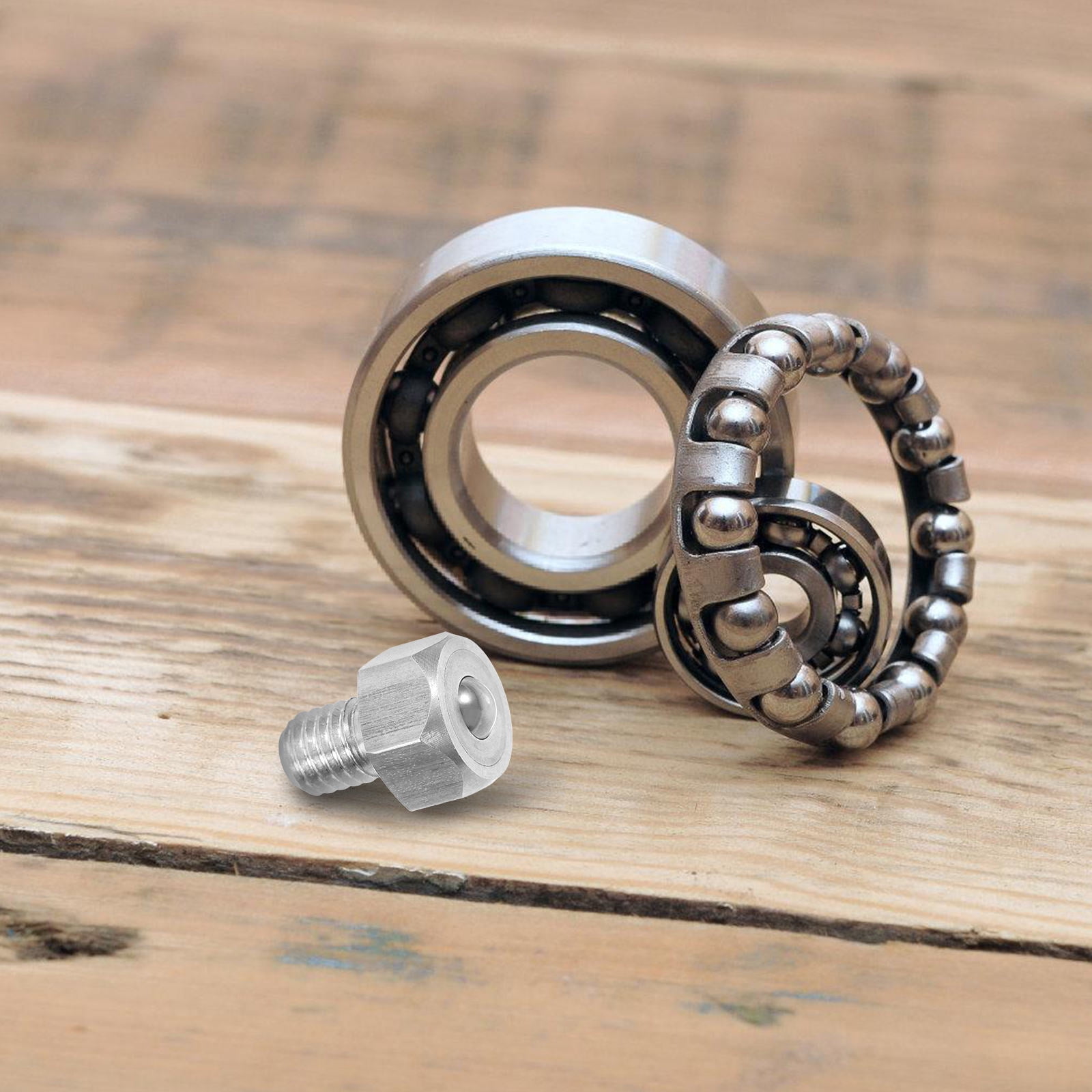 OUNONA High Precision Compact Stainless Steel Ball Bearing Head Screw 2pcs Multi Purpose Easy ...