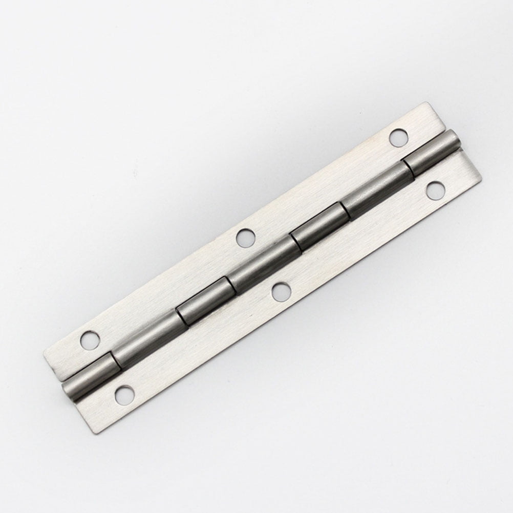 OUNONA Stainless Steel Hinge Metal Cabinet Door Hinges No Drill Silver ...