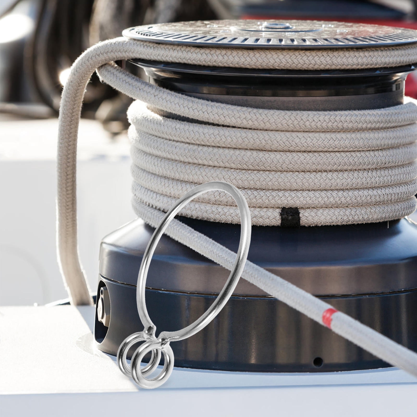 OUNONA Stainless Steel Marine Anchor Retrieval Ring 8mm Anchor Ball ...