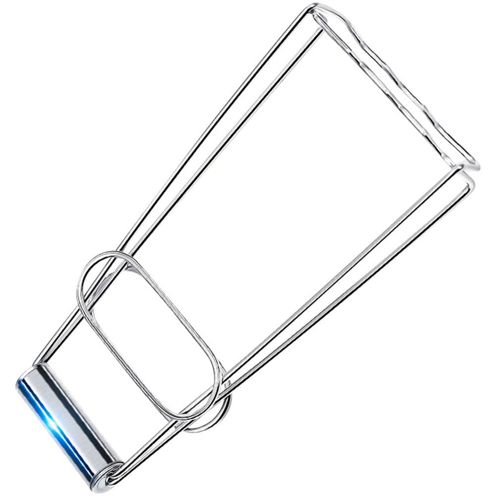 OUNONA Stainless Steel Plate Holder Gripper Collapsible Strainer ...