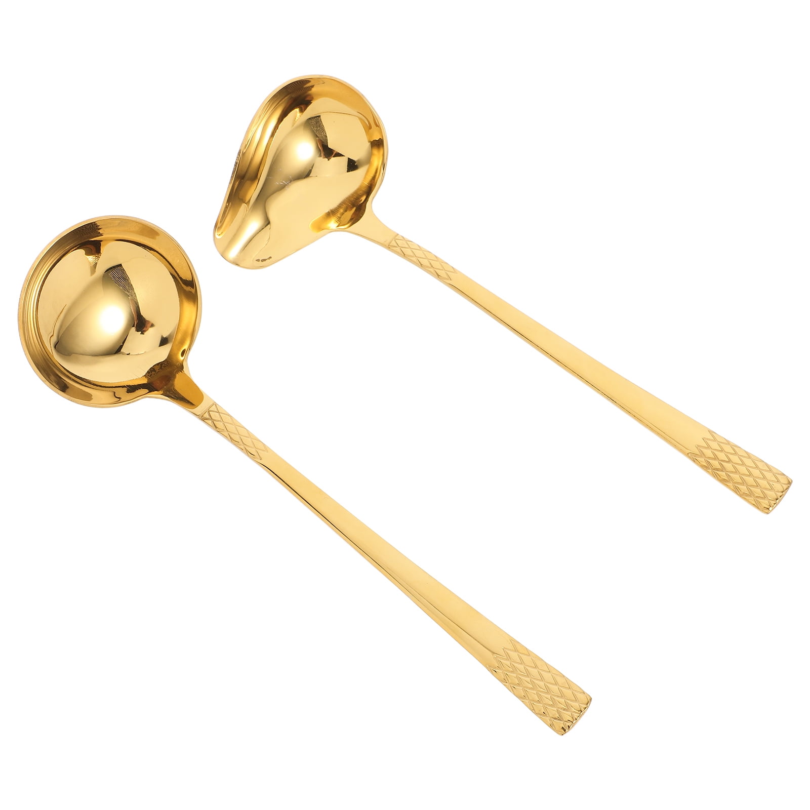 OUNONA Stainless Steel Sauce Pouring Spoon With Spout Ideal For Serving ...