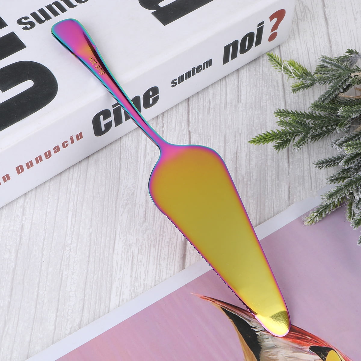 OUNONA Stainless Steel Serrated Cake Shovel for Baking and Wedding Use ...