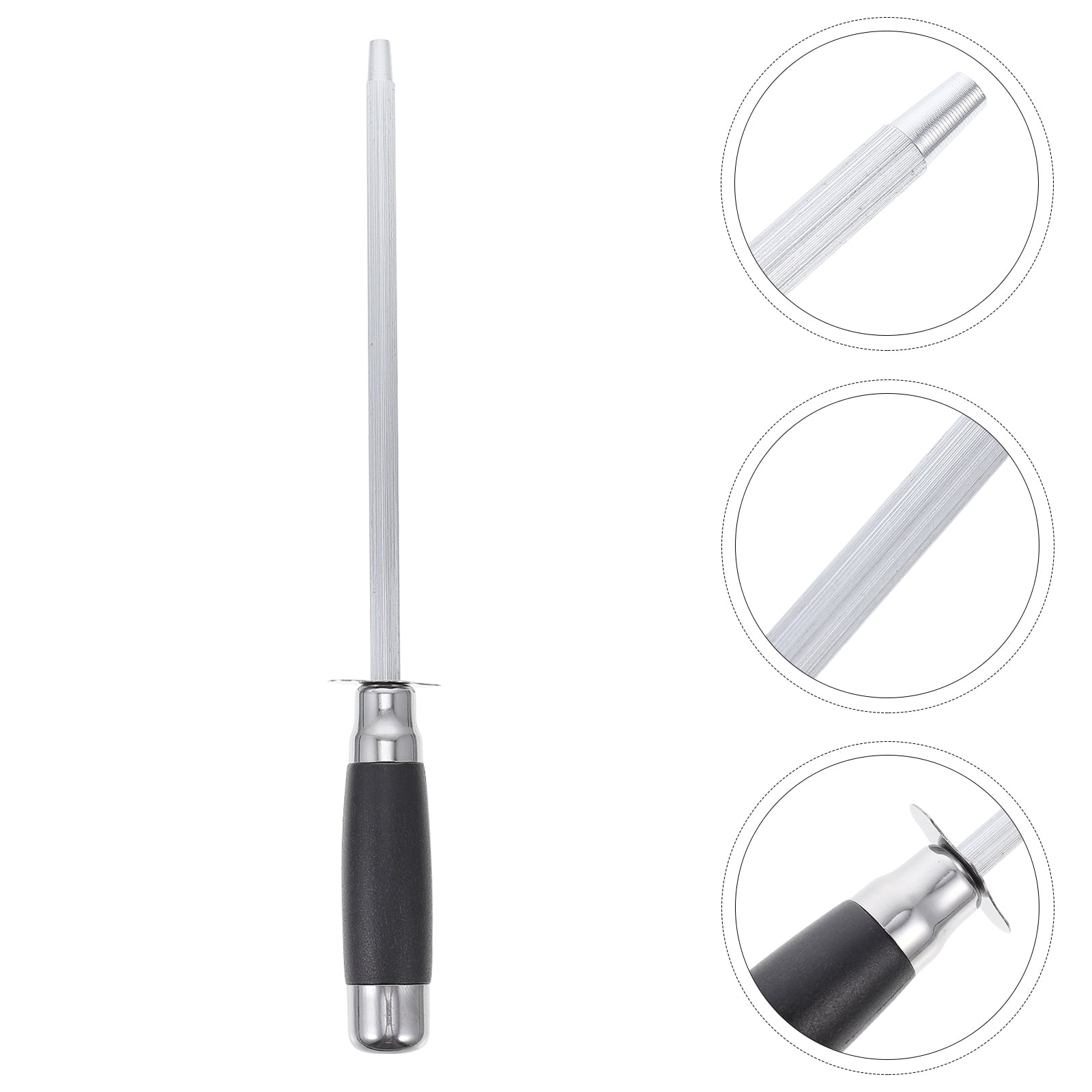 OUNONA Stainless Steel Sharpening Rod Professional Sharpener Honing ...