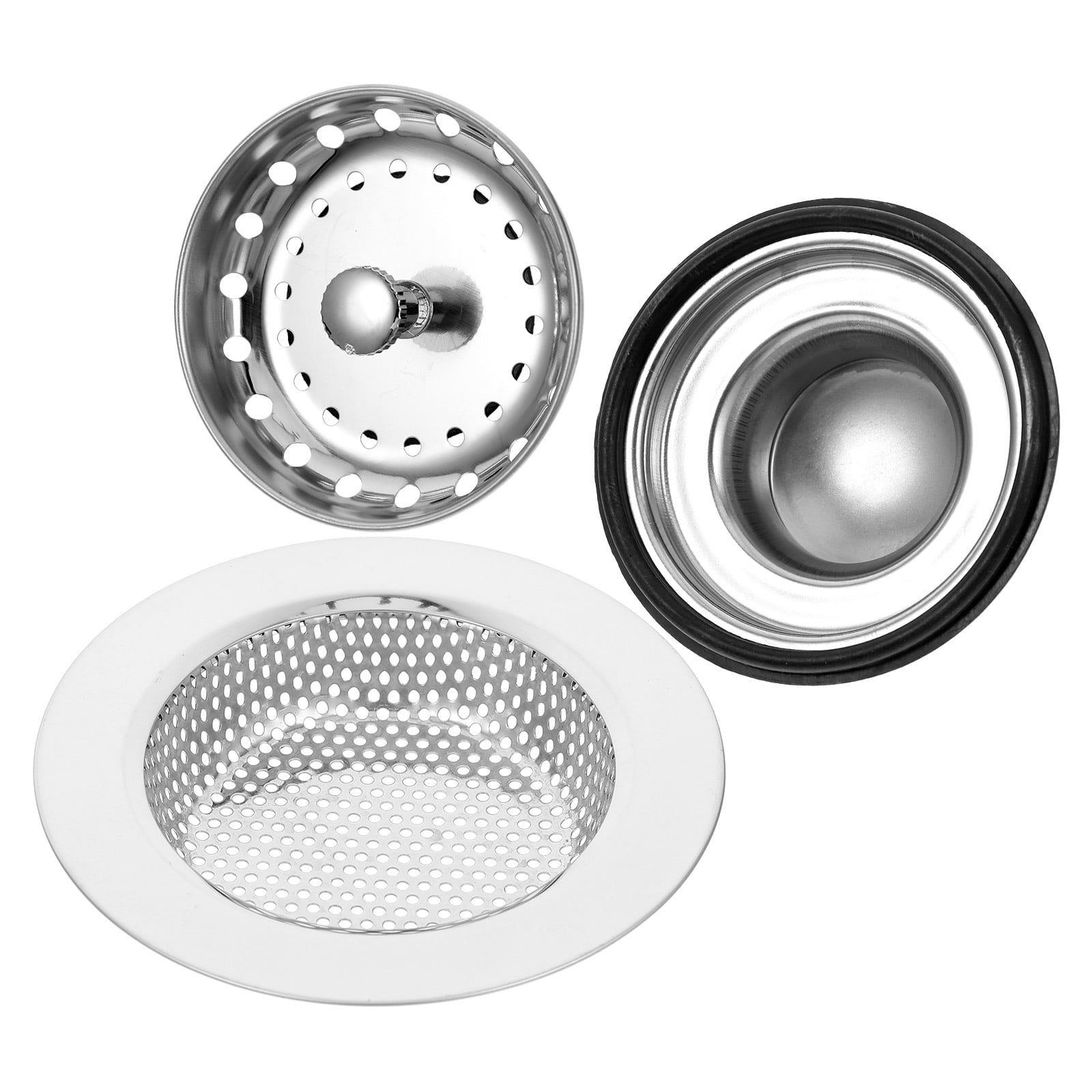 OUNONA Stainless Steel Sink Cover Mesh Filter Debris Catcher - Walmart.com