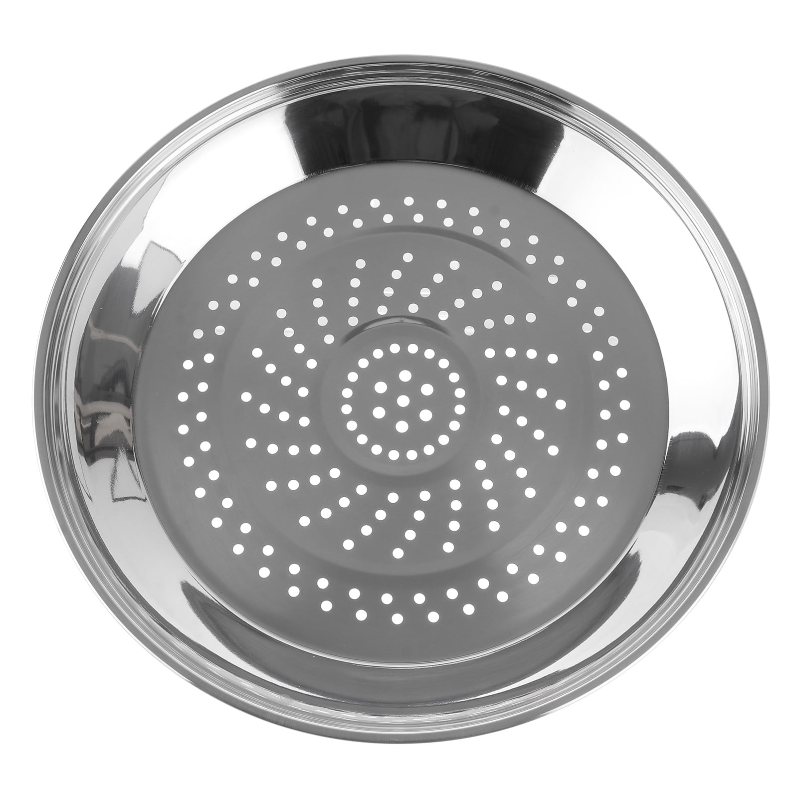 OUNONA Stainless Steel Steaming Dish With Holes - 34cm Steamer Rack For ...