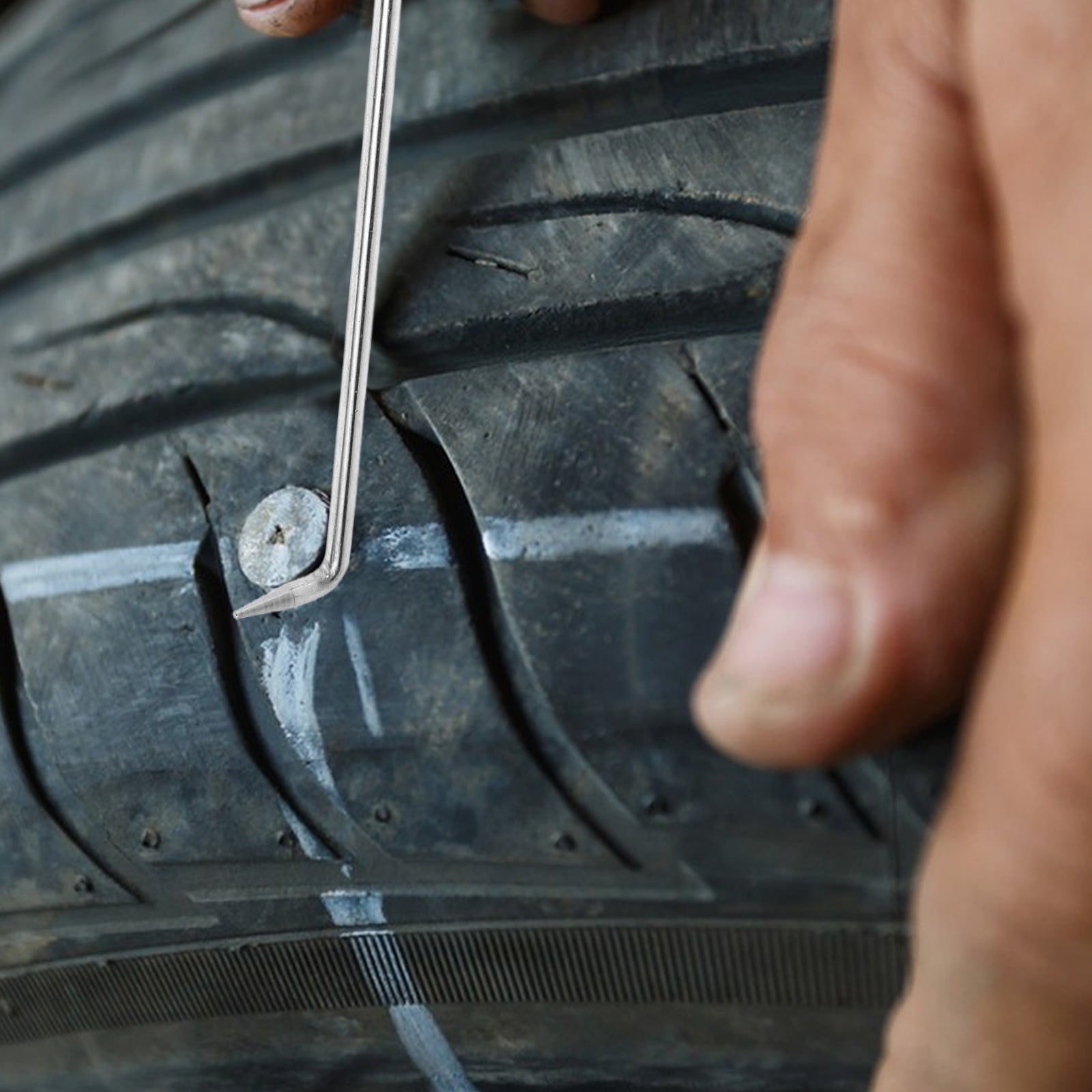 OUNONA Stainless Steel Tire For Efficient Stone Removal Quick Puncture ...