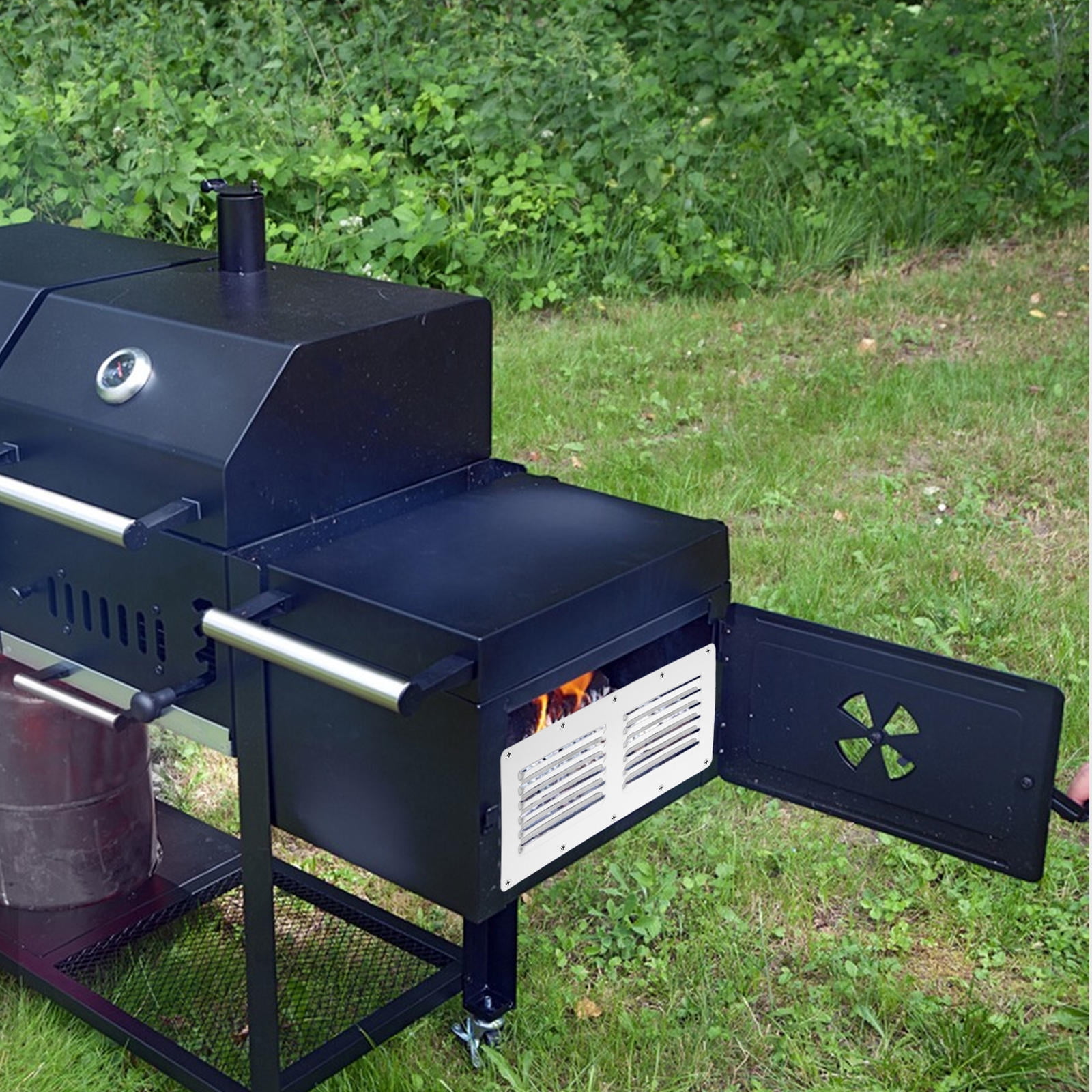 OUNONA Stainless Steel Vent Cover for Grill Air Flow Rectangle ...