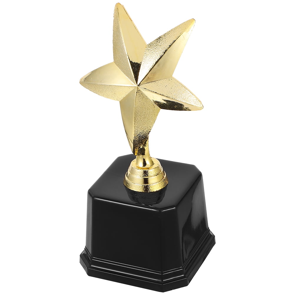 OUNONA Star Trophy Plastic Award Trophy Winner Trophy Decorative Trophy ...