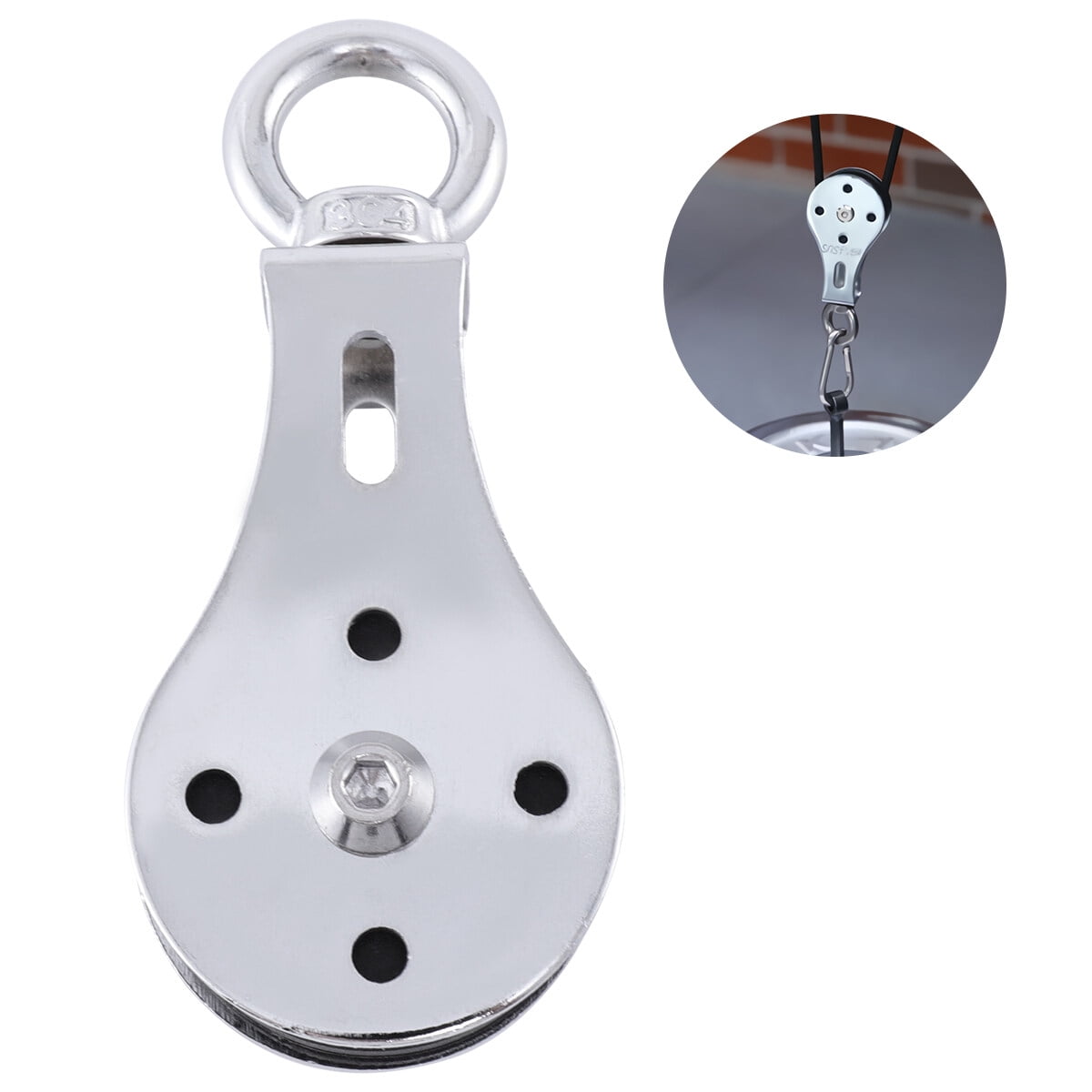 OUNONA Steel Pulley with Lifting Wires Cut-resistant Cable Fitness ...